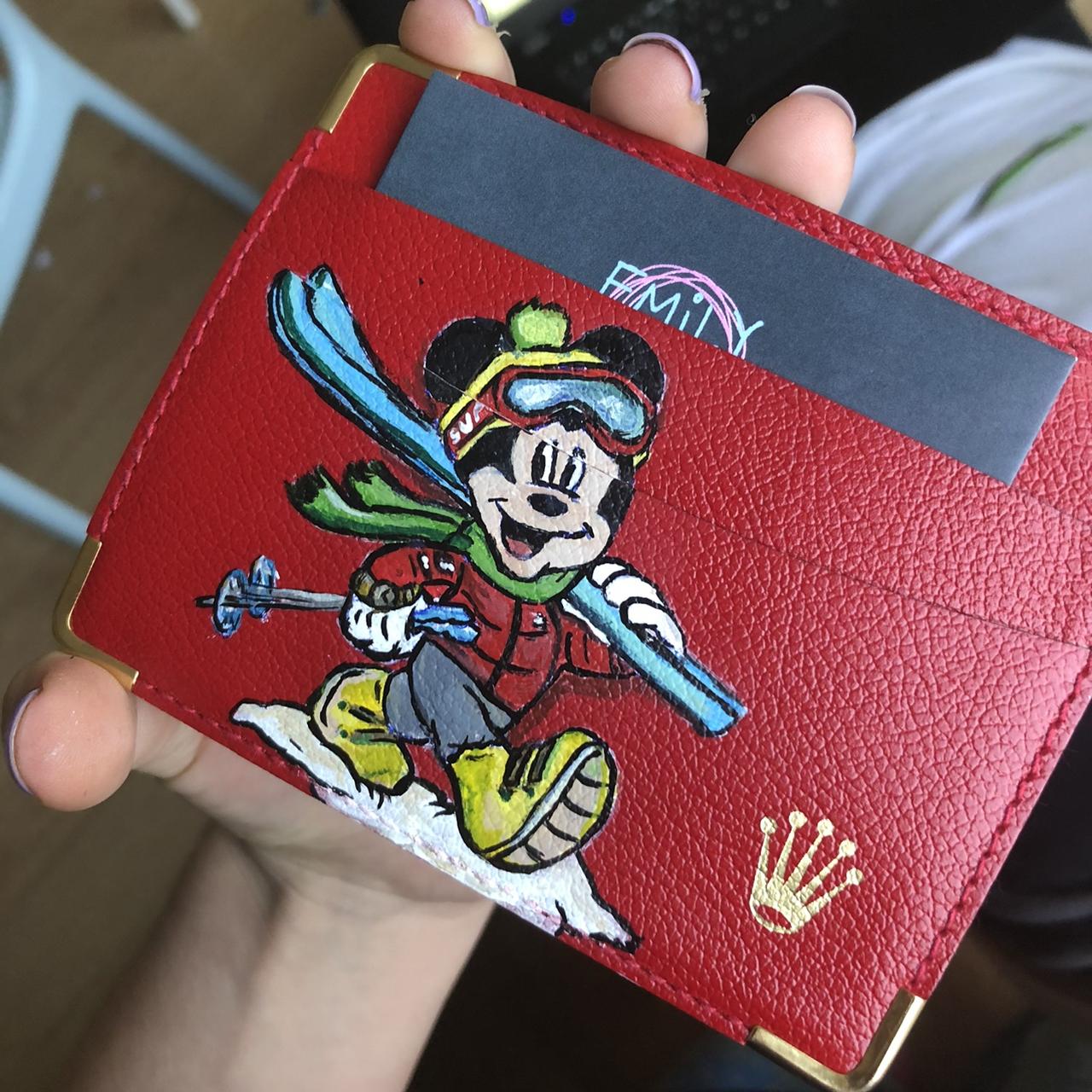 Authentic Custom Rolex card holder Mickey and... | Depop
