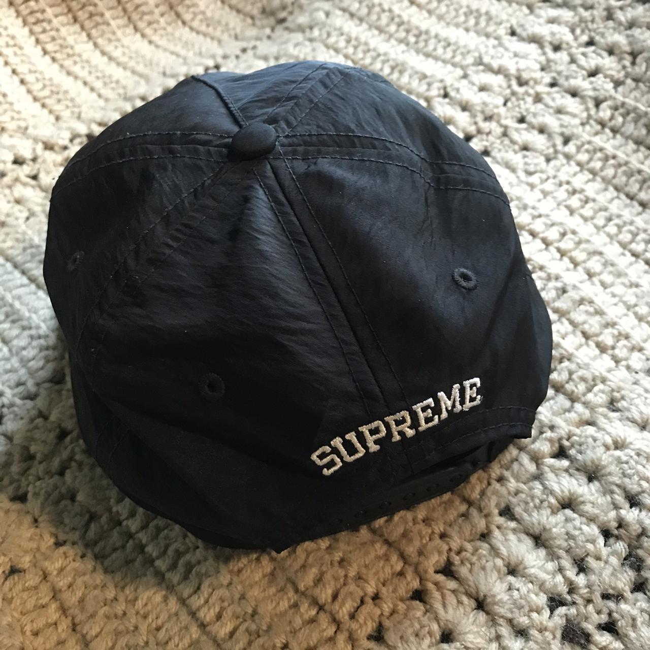 Supreme Motion Logo hat. Iridescent black. Hat is... - Depop