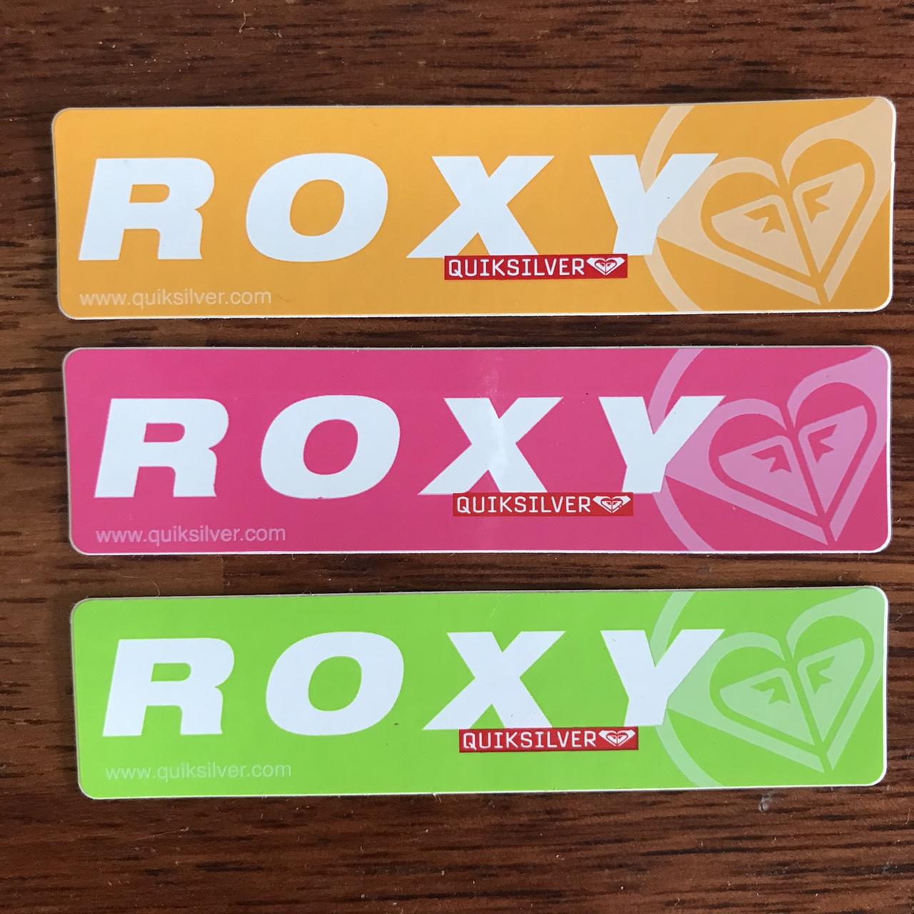 Early 2000s Roxy surf stickers. Price includes all... - Depop