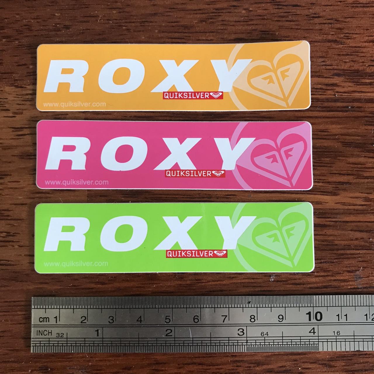 Early 2000s Roxy surf stickers. Price includes all... - Depop