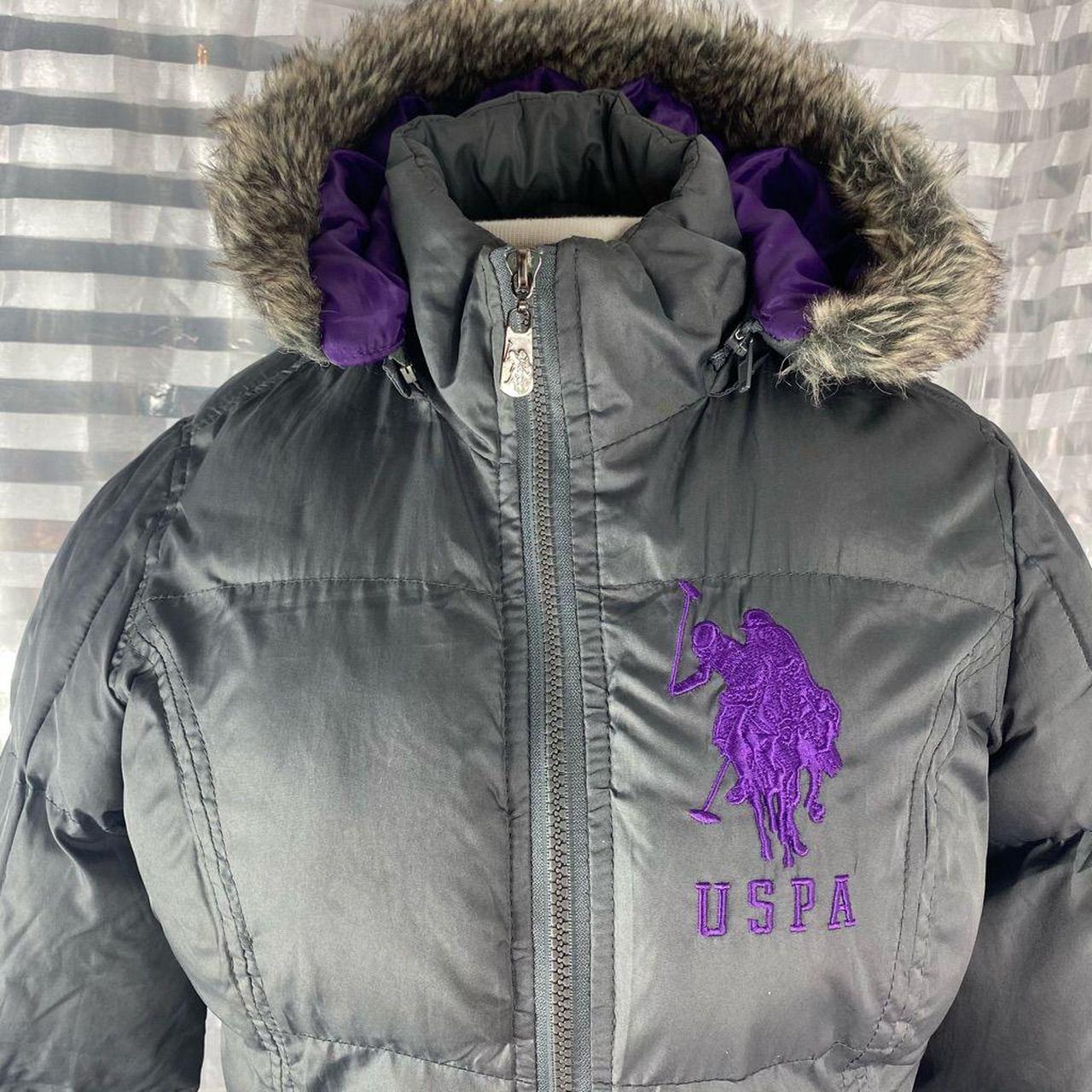 Hooded fur lined completely detachable full zip up... - Depop
