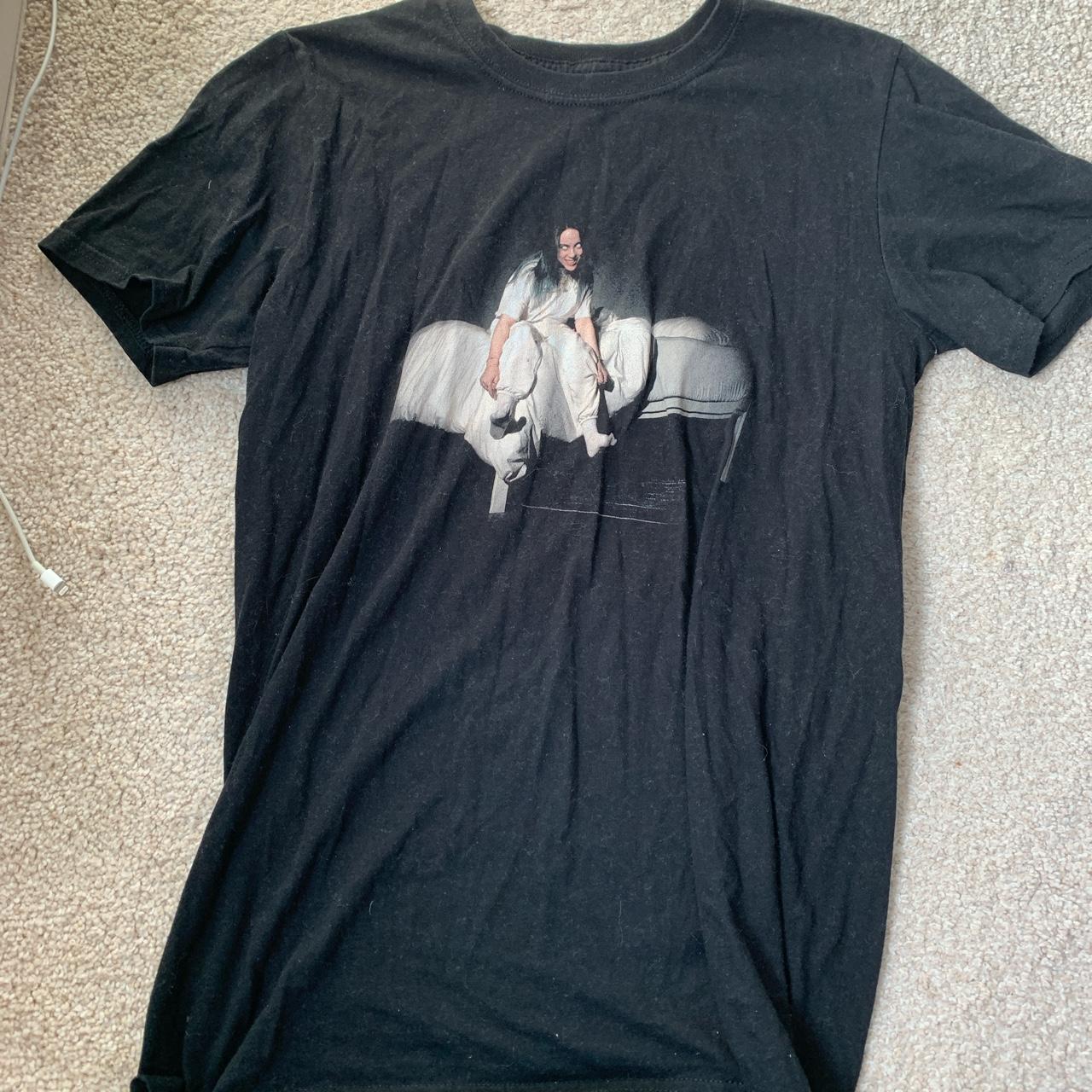 Women's Black and White T-shirt | Depop