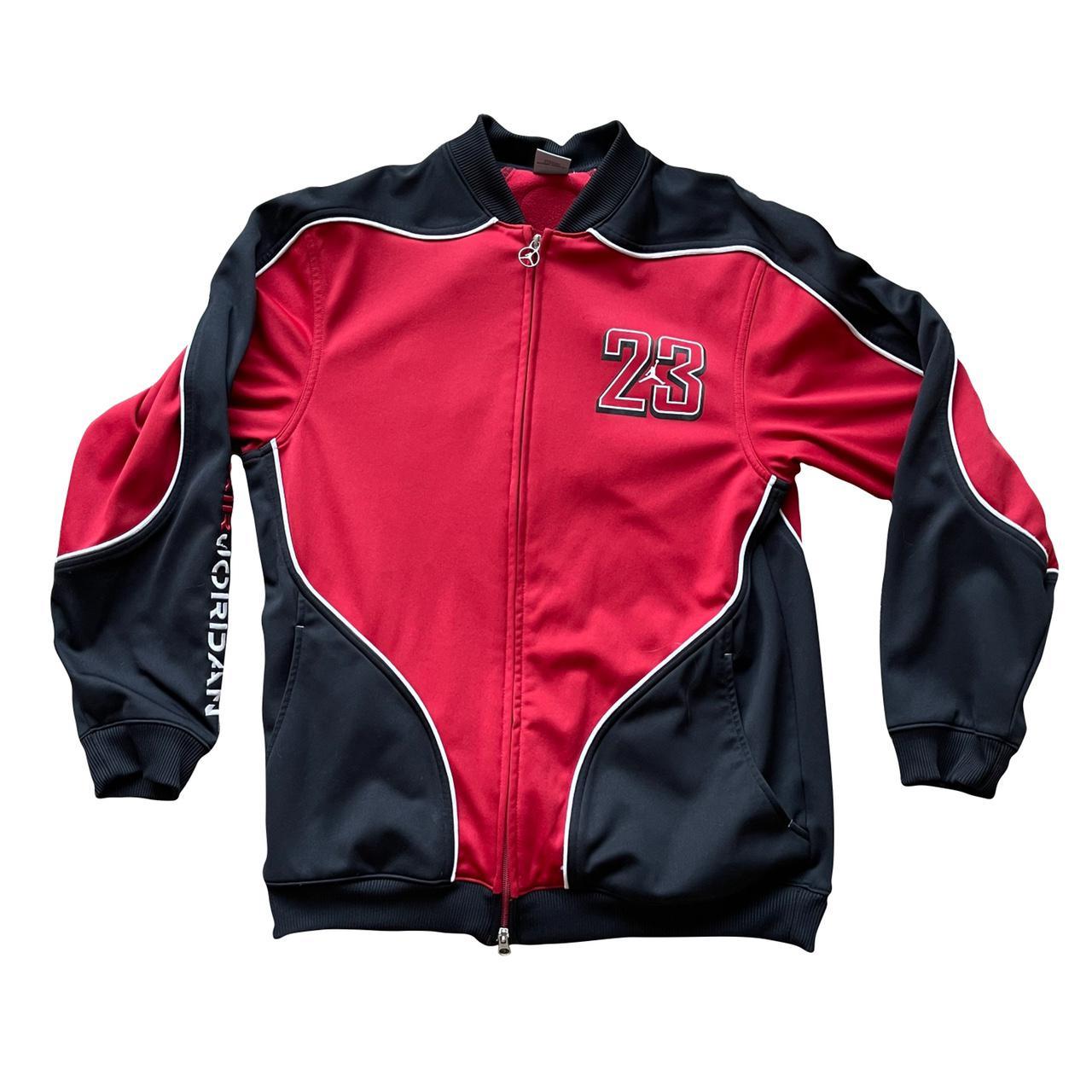 Air Jordan zip up sweatshirt with logo detail on... - Depop