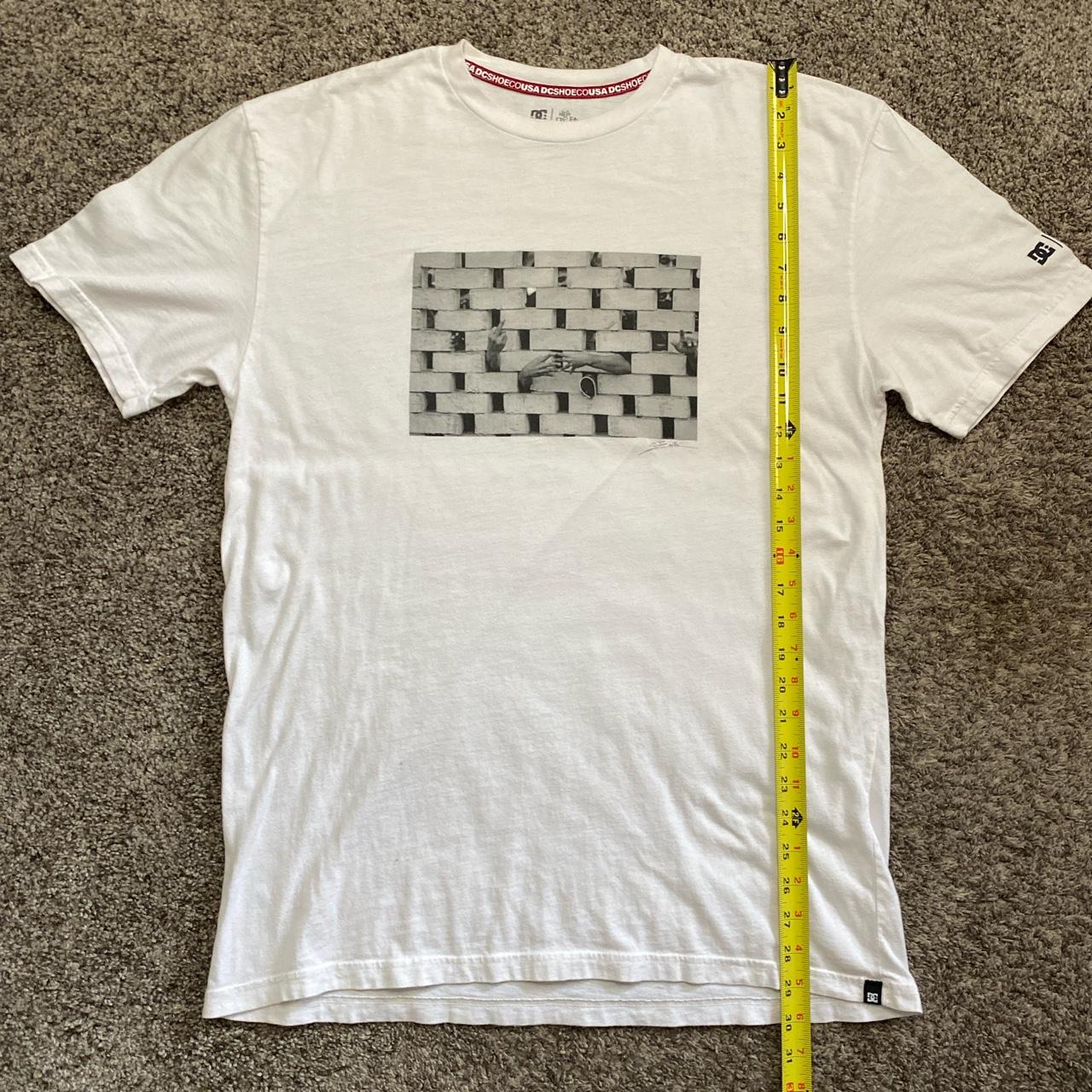 DC Shoes Wes Kremer shirt White shirt with... - Depop