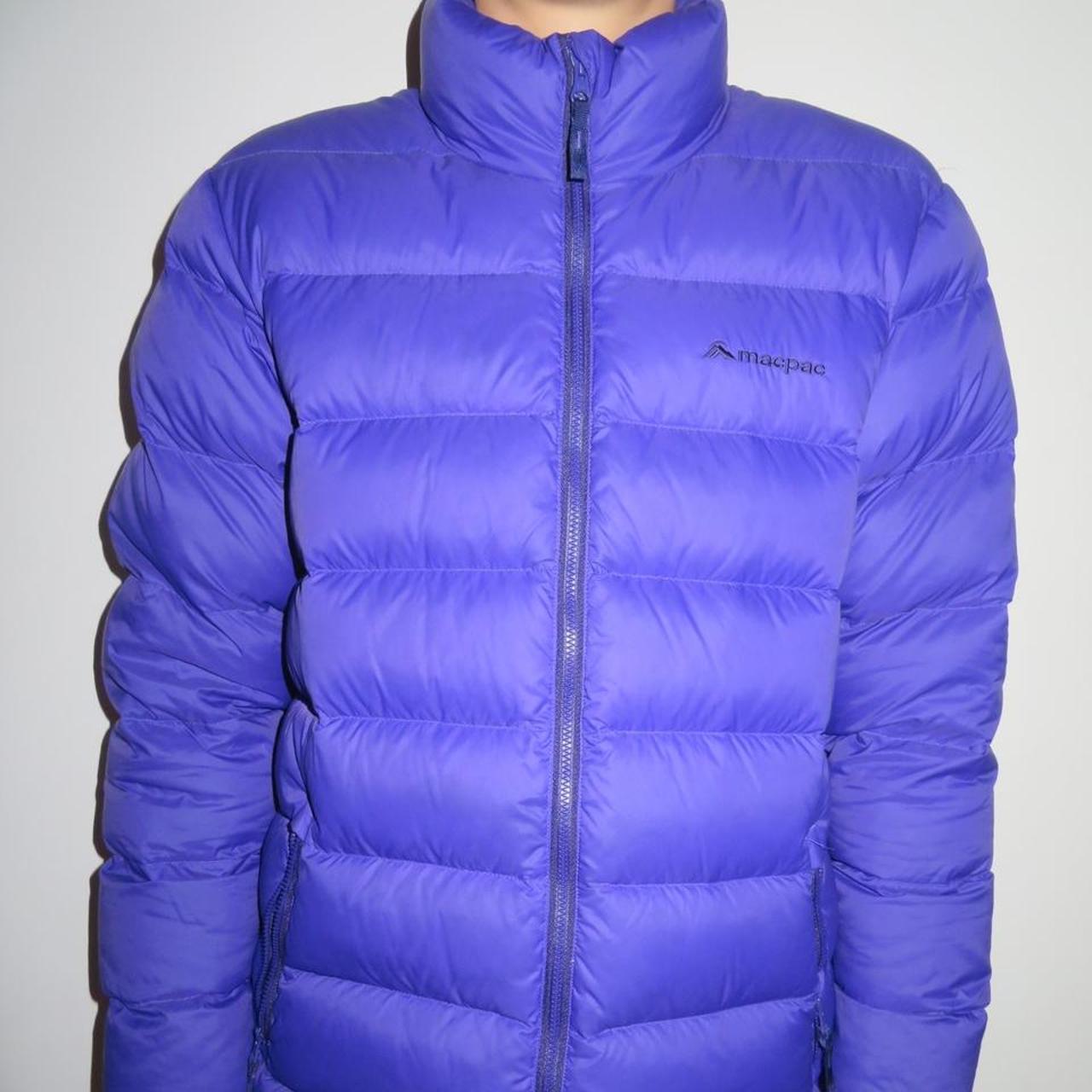 Macpac puffer jacket - in purple only worn a few... - Depop