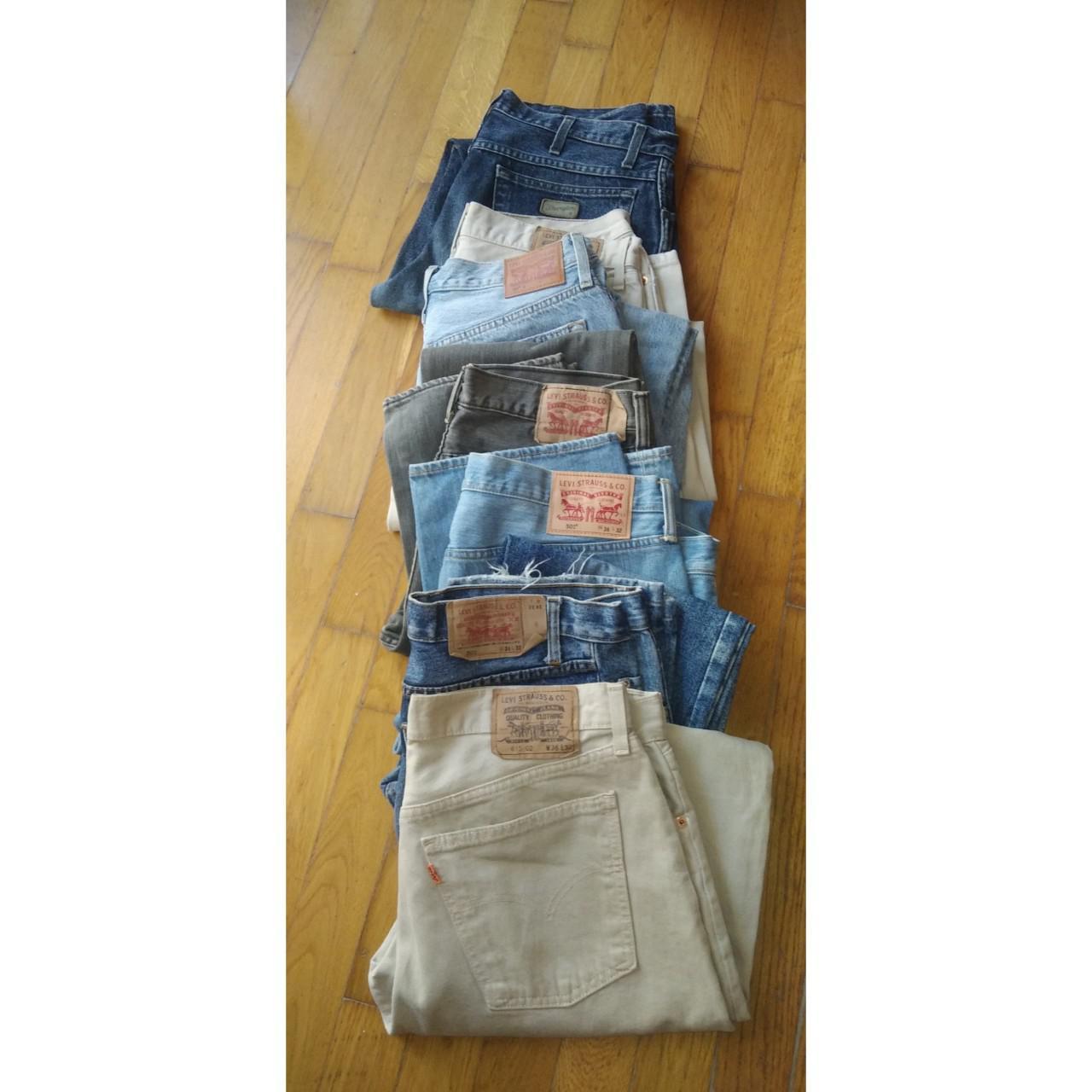 jeans restock! Levi's 501, 615 orange tab, big E... - Depop