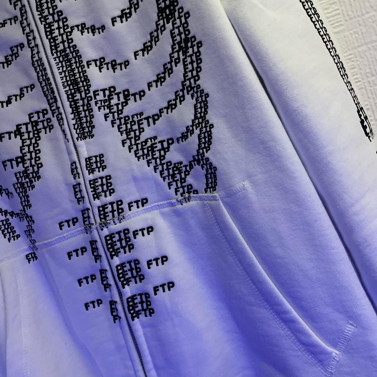 OFFERS IF NOT TOO LOW FTP white Skeleton zip up... - Depop