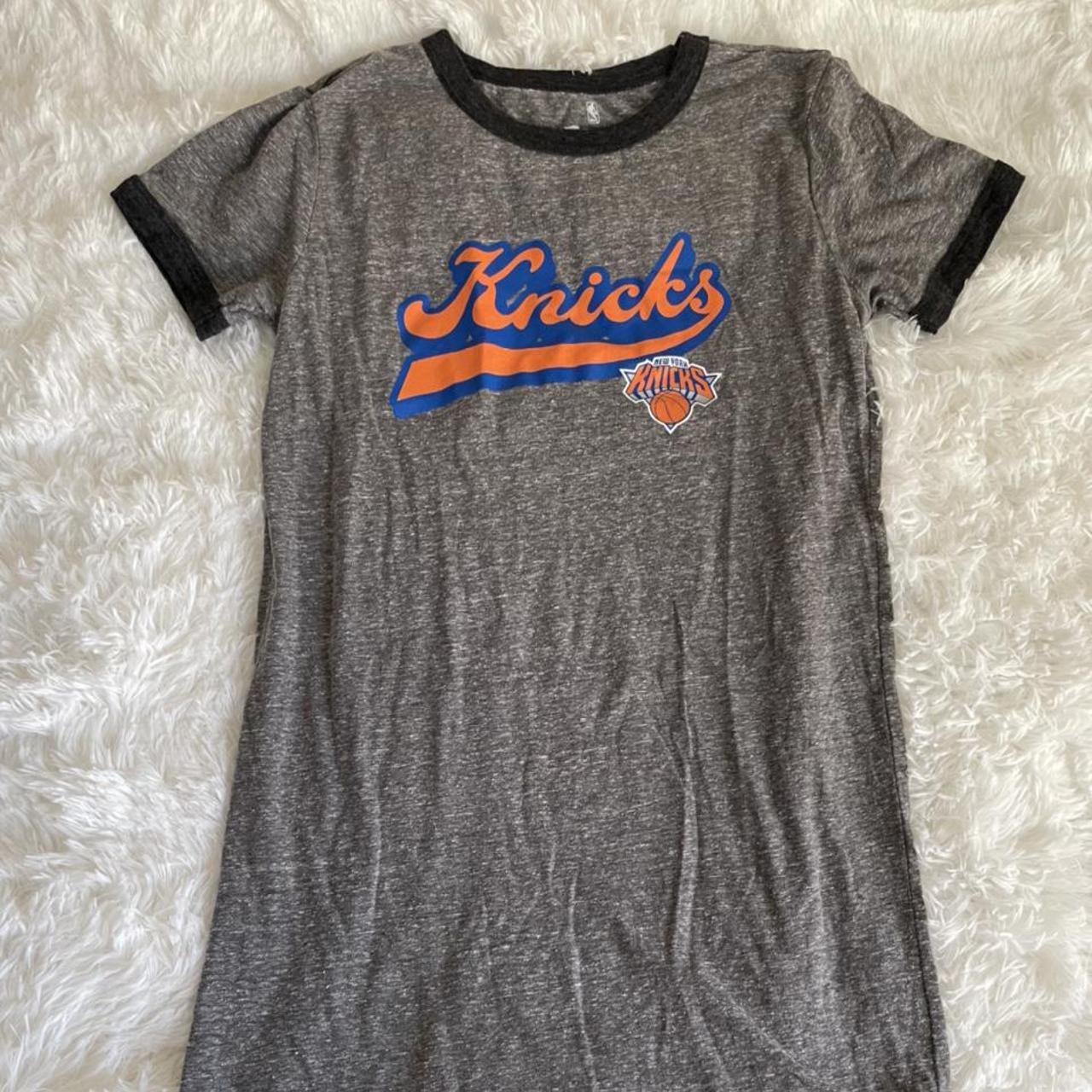 Cute Knicks Tshirt dress Color dark grey heather... - Depop