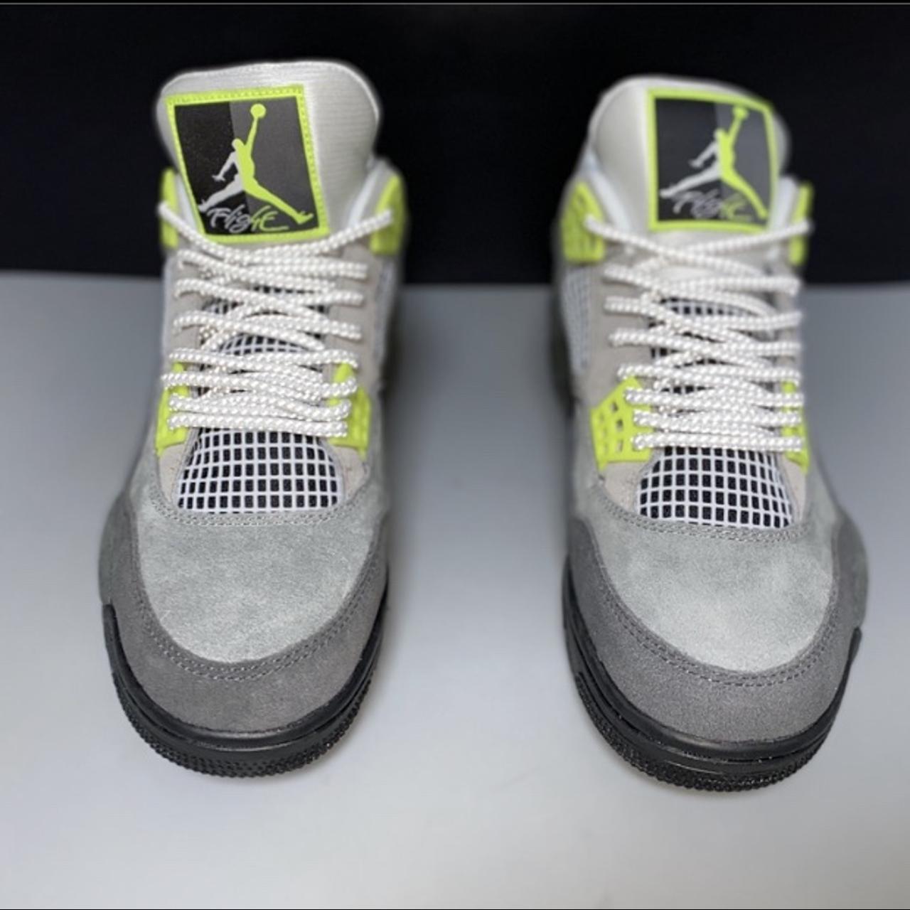 Jordan 4 Neon “Air Max 95” Grey - Depop