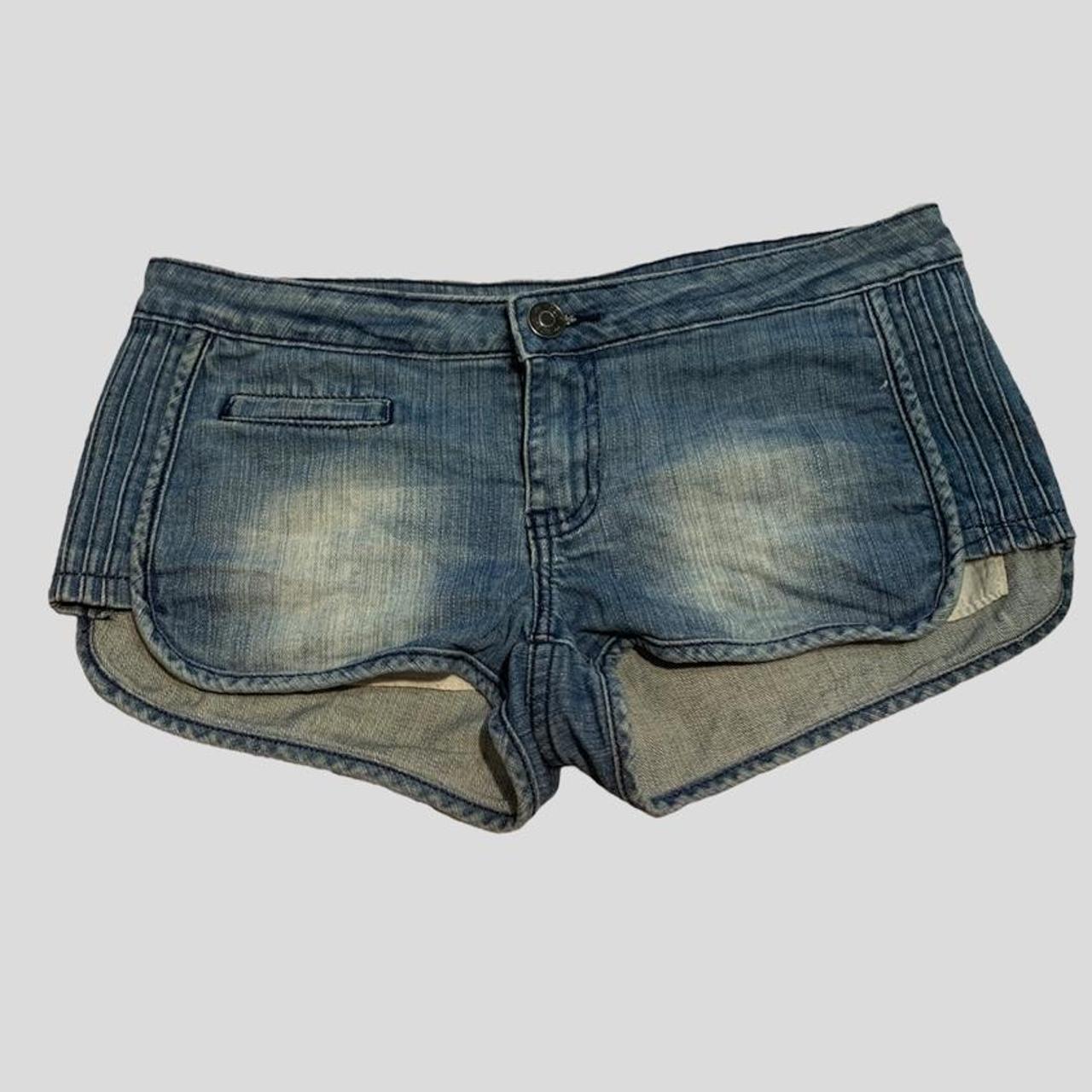 ;) SUPER SHORT DENIM SHORTS ;) - tag size 7 - by rip... - Depop