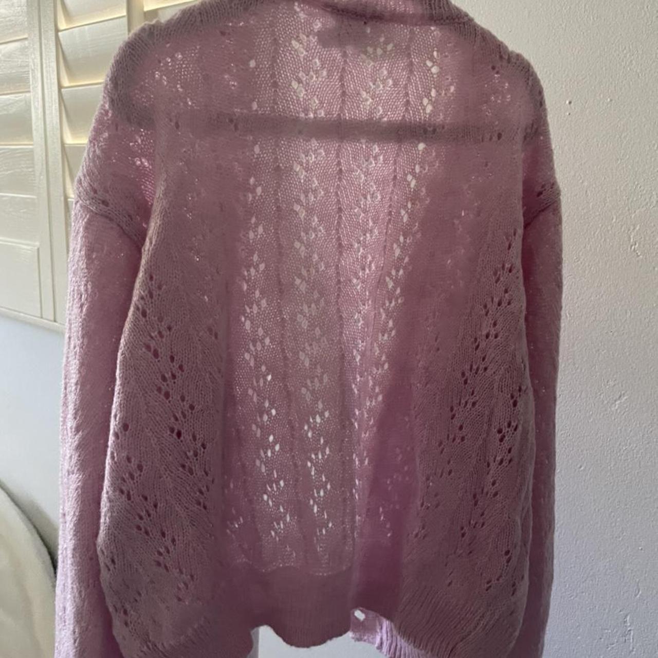 princess polly pink knit sweater! perfect for... - Depop