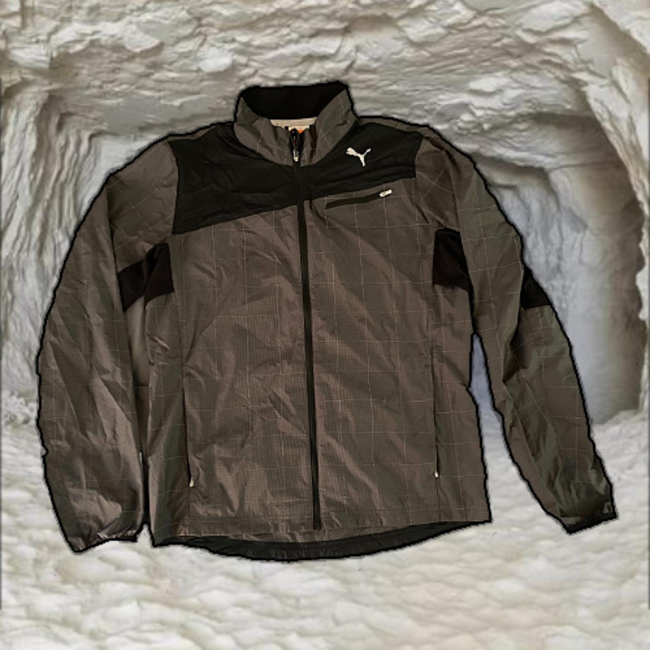 Puma Men's Black and Grey Top | Depop