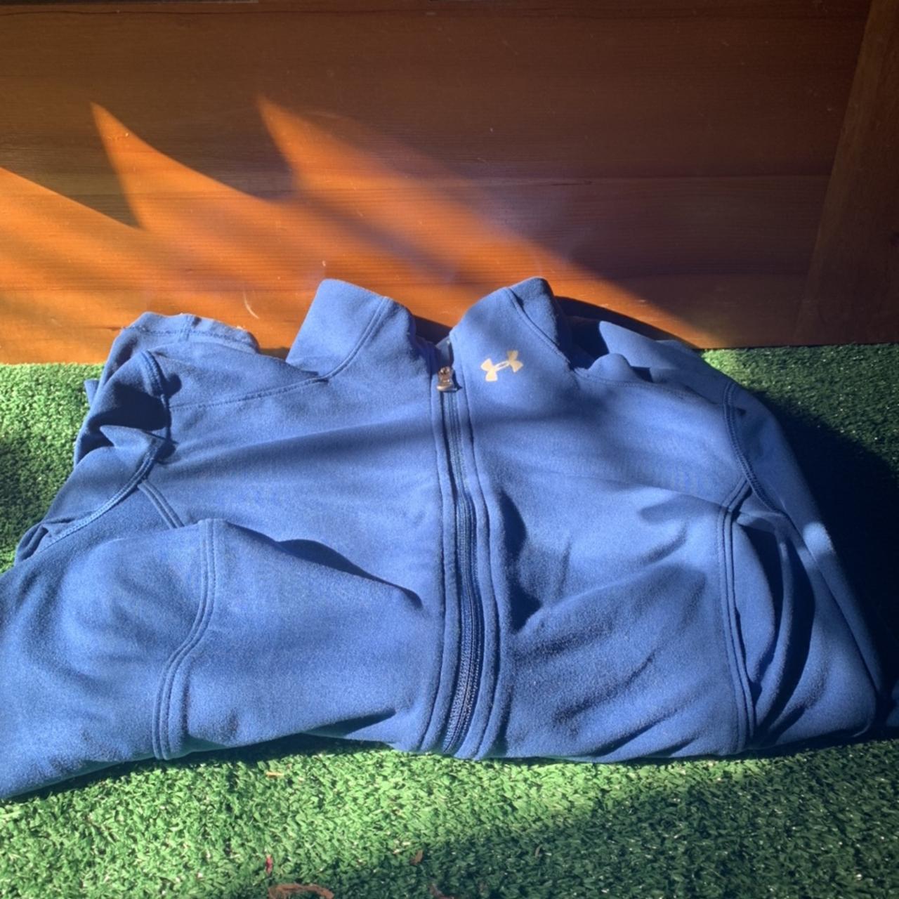 Unisex Under Armour Tech Jacket 💙 size: S Fits true... - Depop