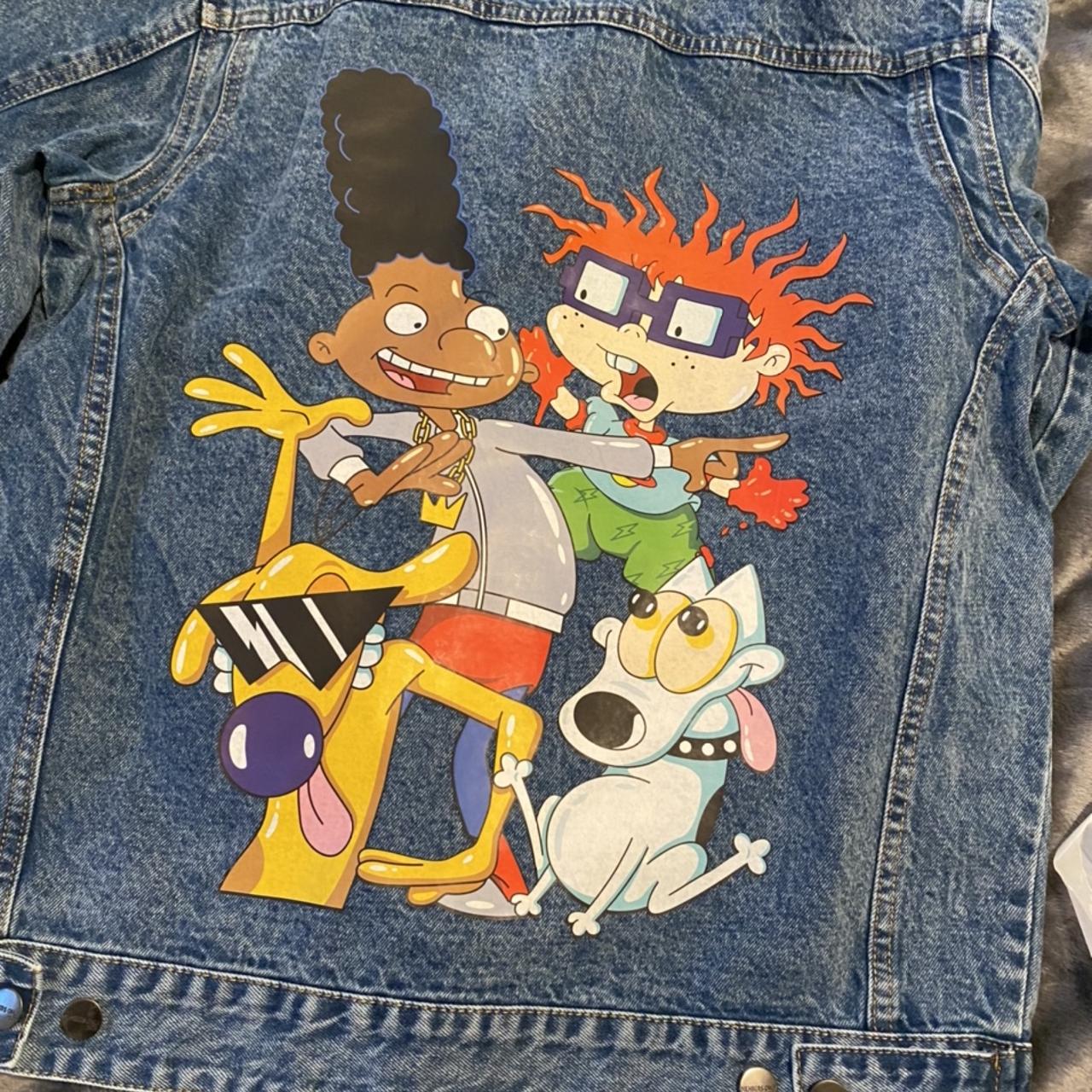 NWT Nickelodeon x members only Jean jacket #nickelodeon - Depop