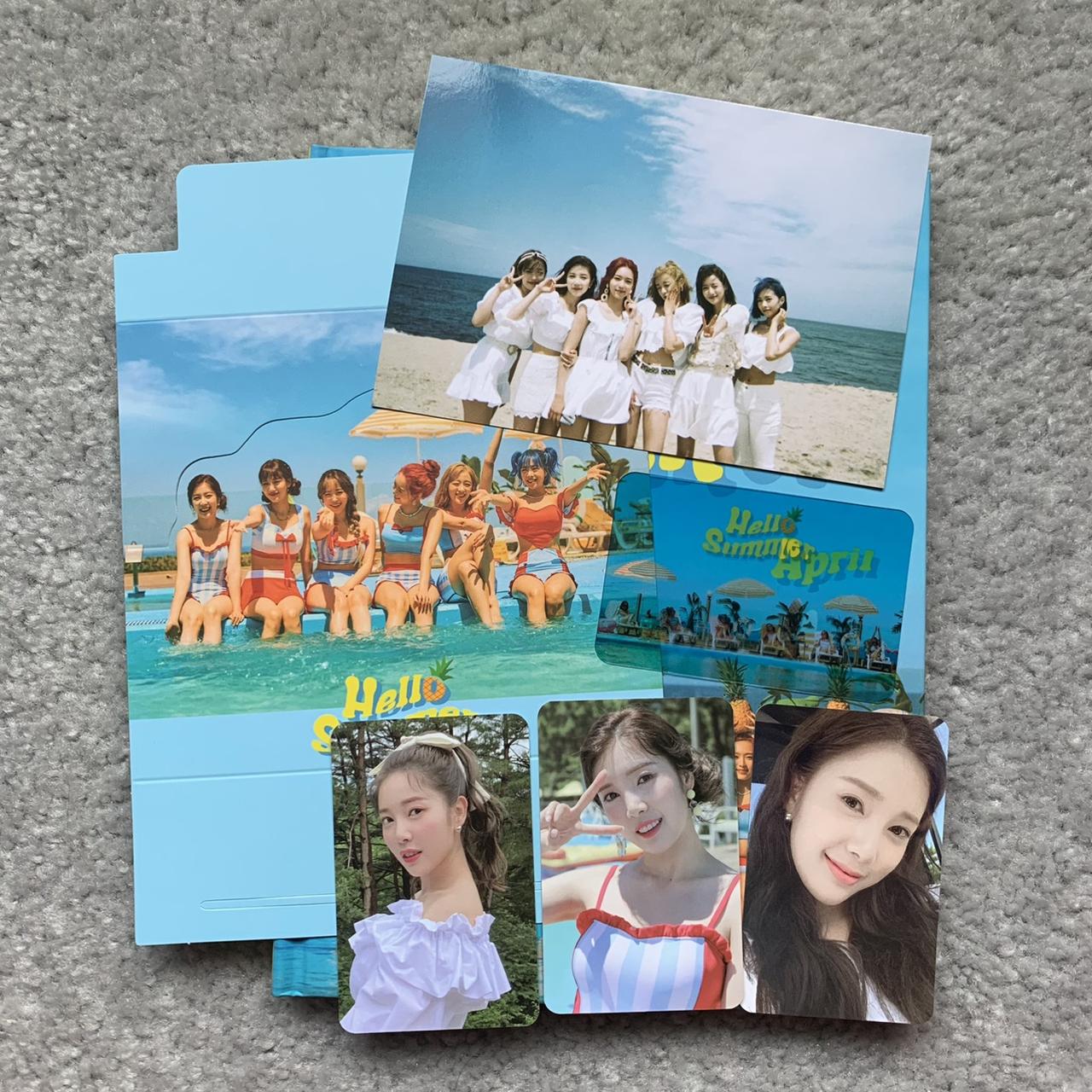 WTS APRIL HELLO SUMMER DAY VERSION ALBUM $14 + $4... - Depop