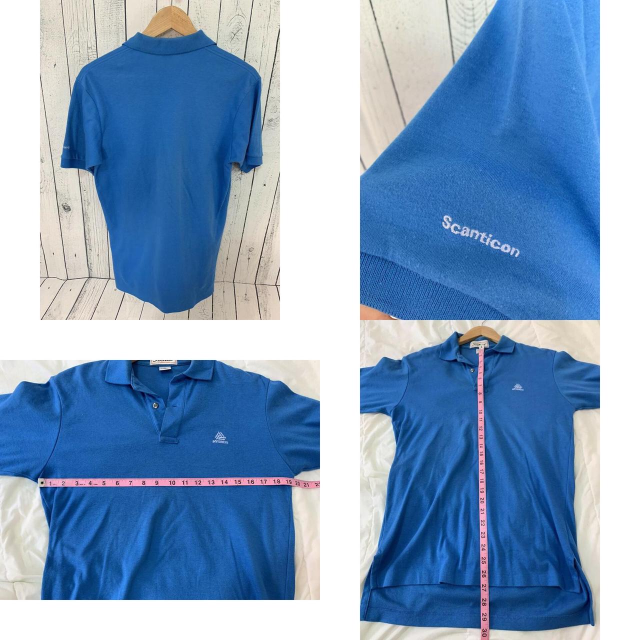 VTG THE TITLEST COLLECTION GOLF POLO Shirt Blue Size... - Depop