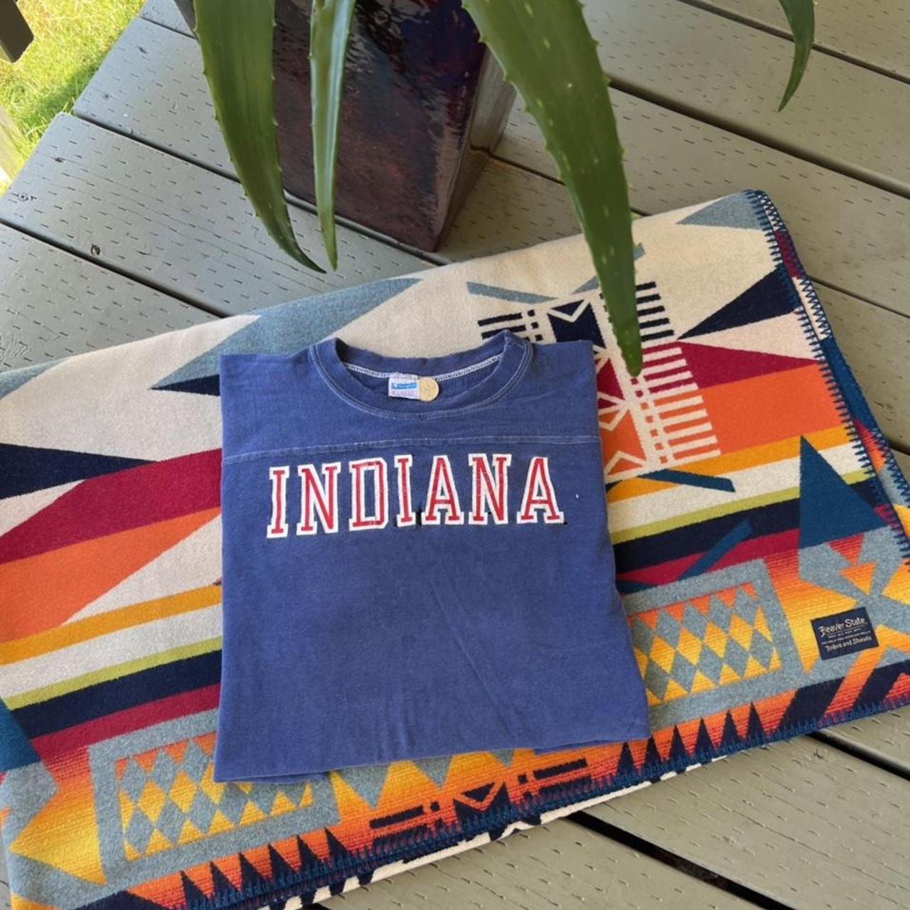 University of Indiana champion blue bar Champion... - Depop