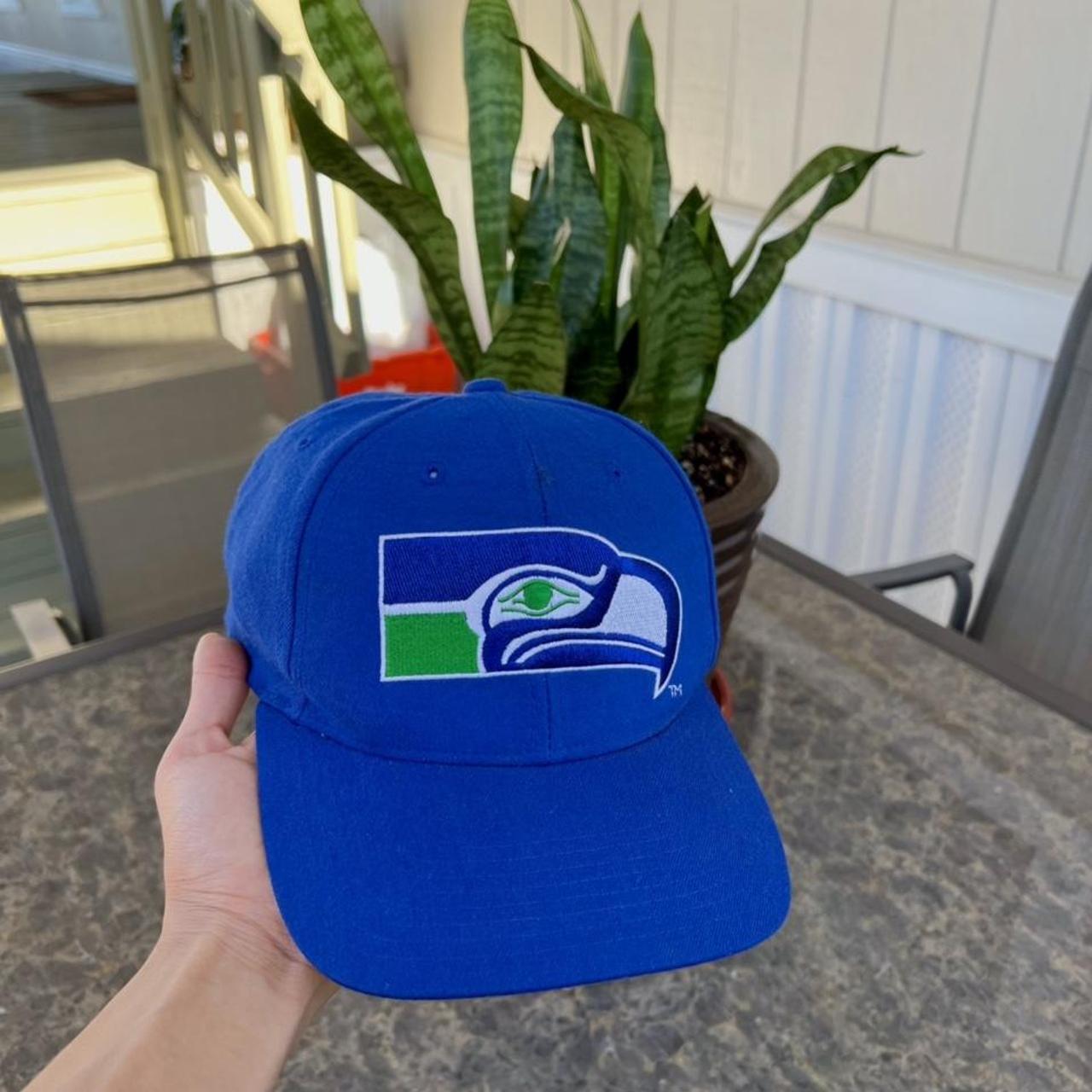 seattle seahawks vintage nfl trucker... - Depop
