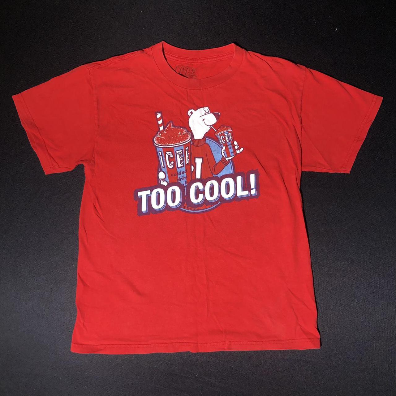 ICEE ‘Too Cool!’ t-shirt featuring ICEE polar bear... | Depop