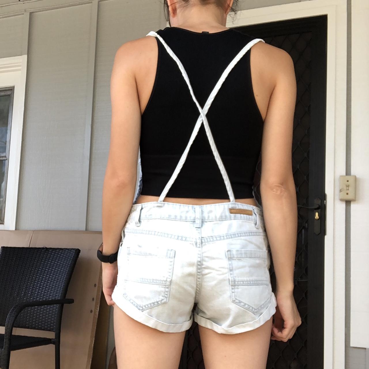Billabong romper overalls. Cross back, shorts fit.... - Depop