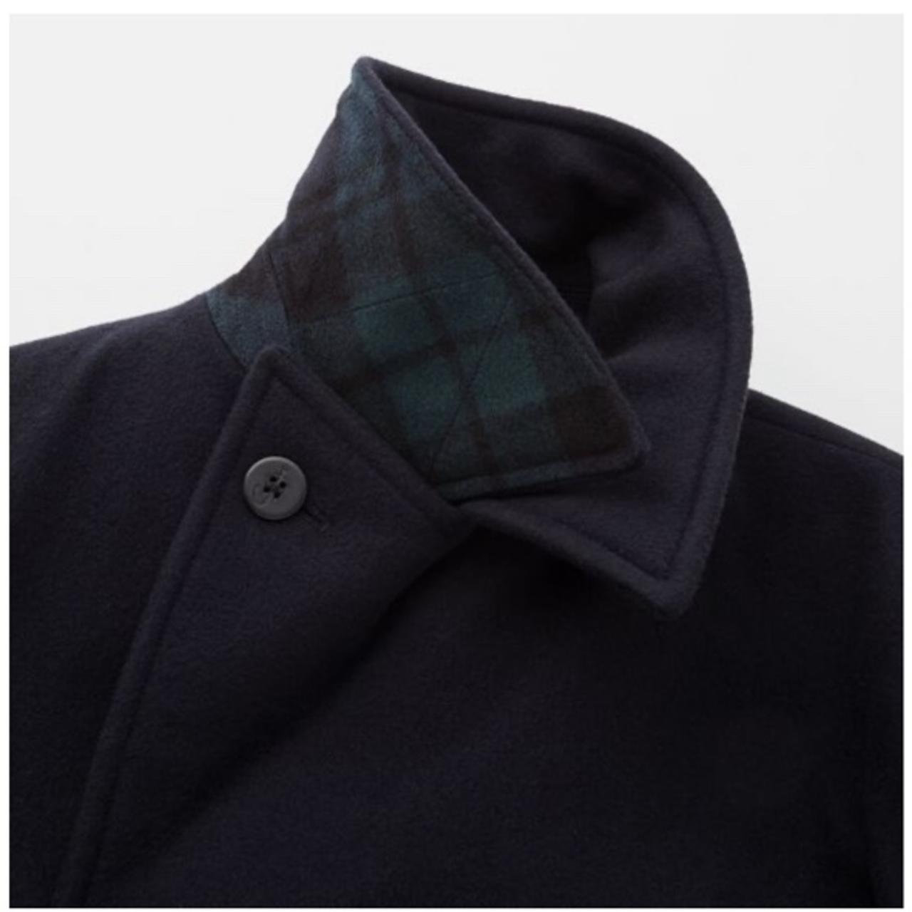 Jw Anderson x Uniqlo wool pea coat. Brand new with... - Depop