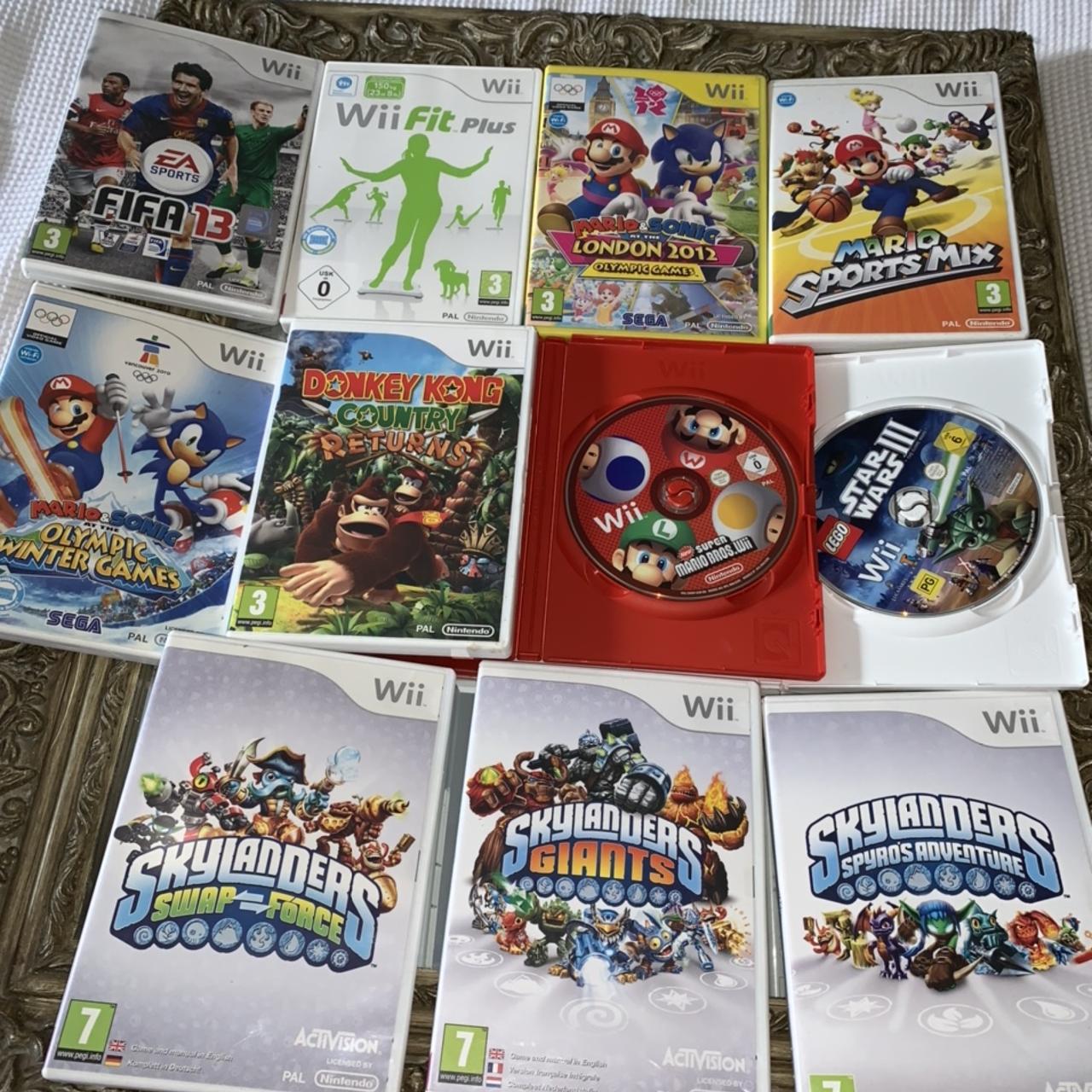 Wii with games for sale store