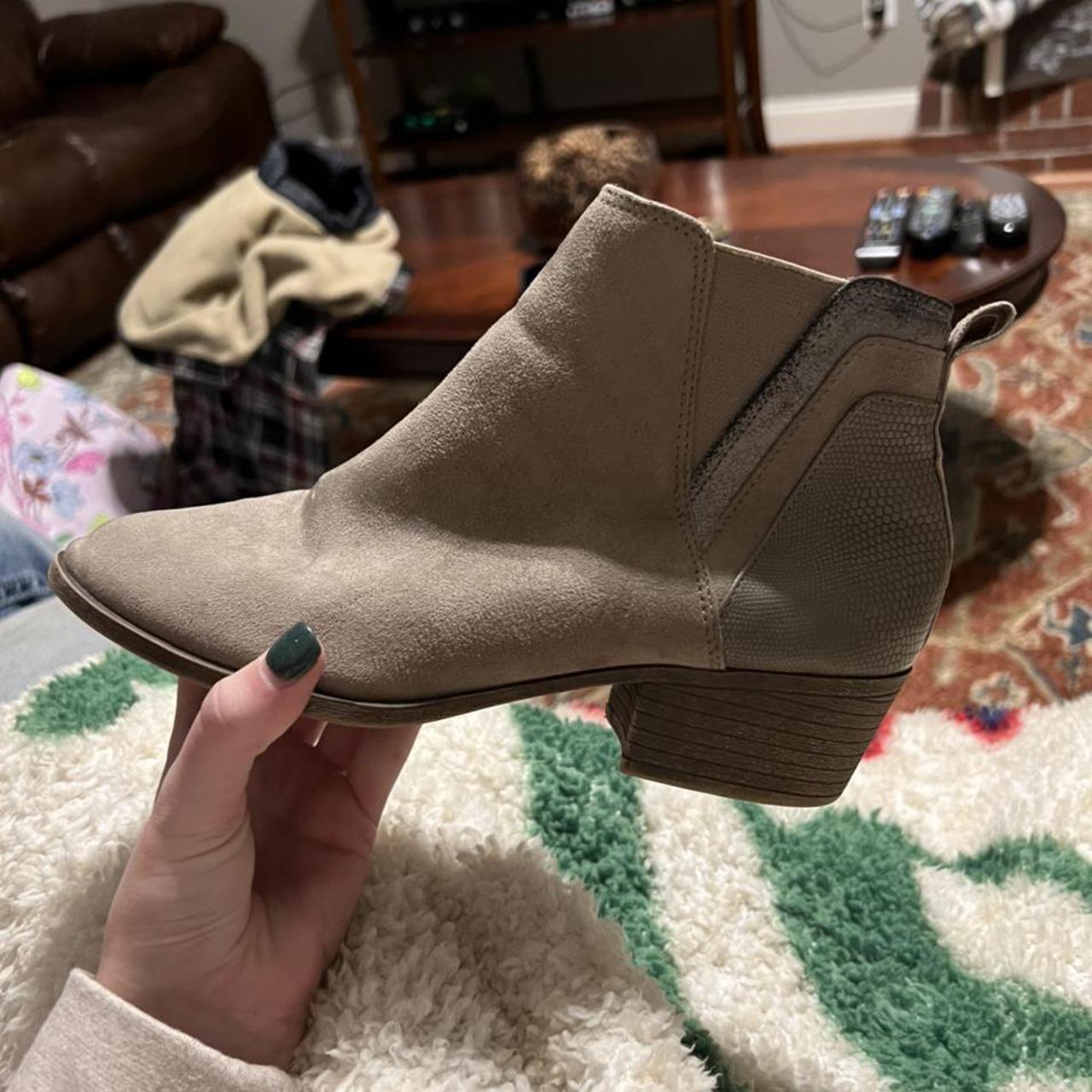 Cute booties!! Size 7!! Cute and trendy!! #booties... - Depop