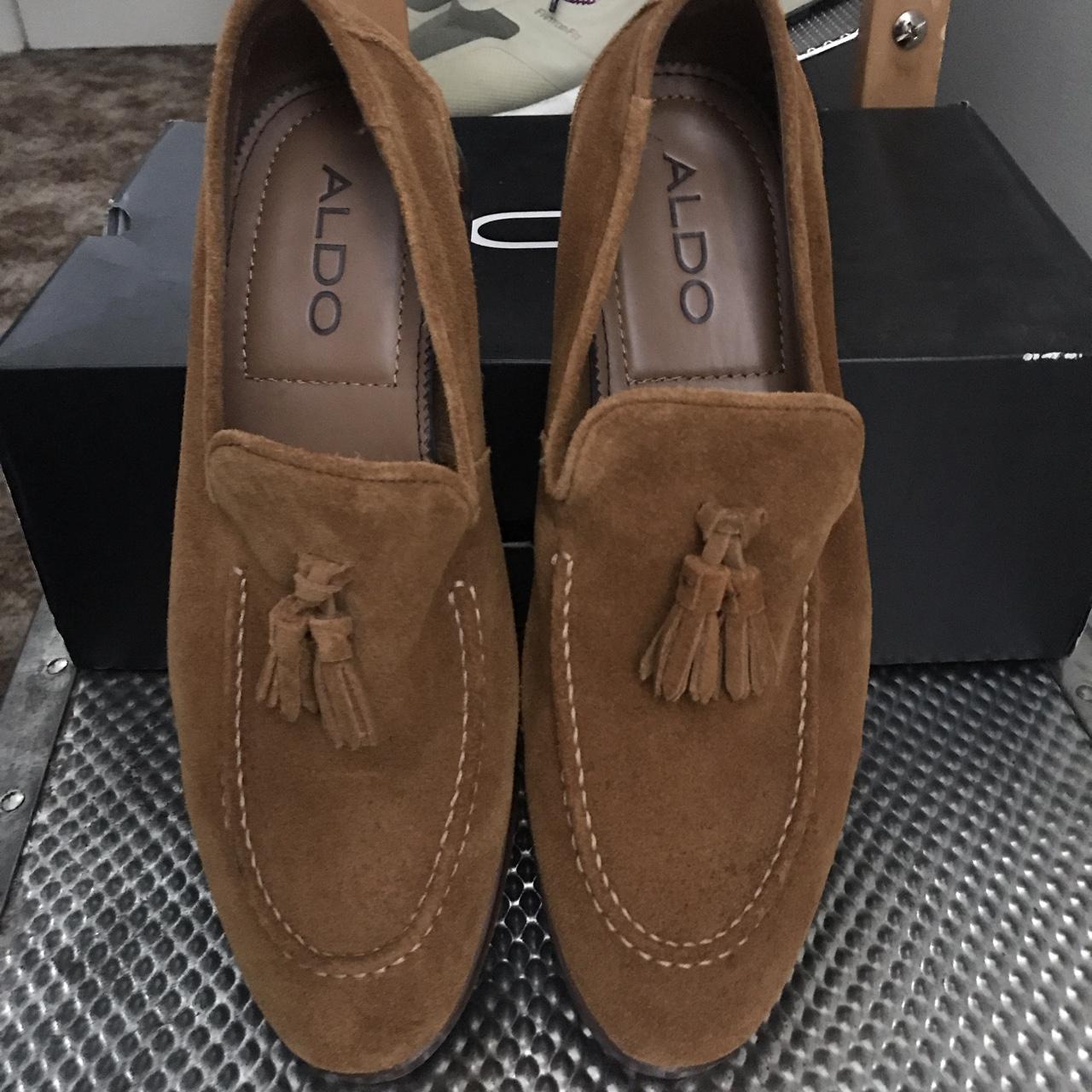 ALDO Men's Brown and Tan | Depop