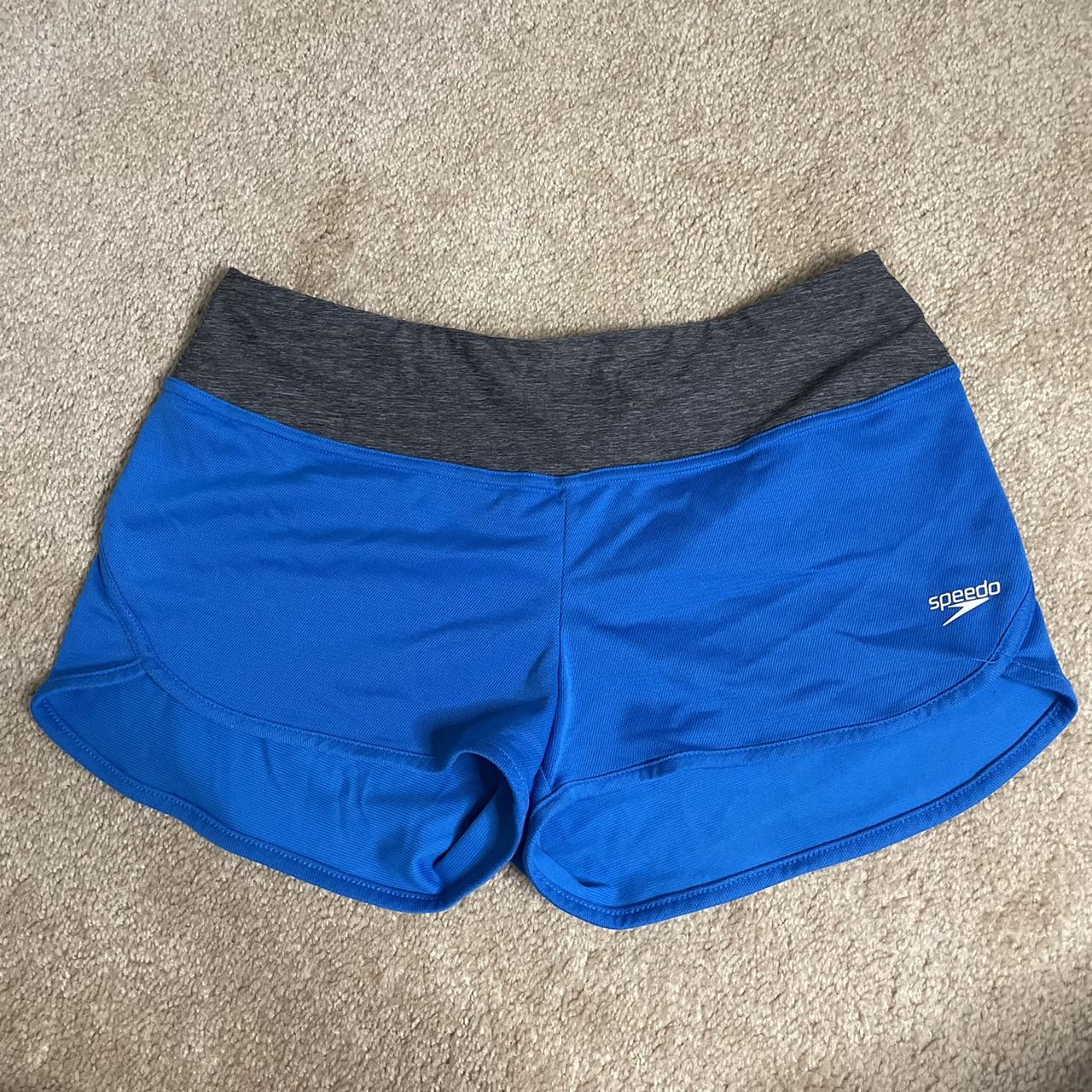 BLUE SPEEDO SHORTS the most comfy shorts ever!... - Depop