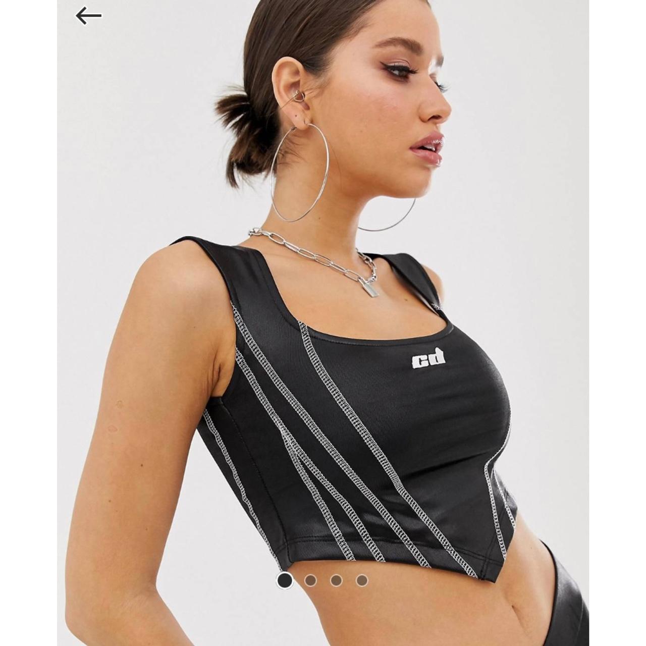 Criminal Damage corset top Size S Worn a couple of... - Depop