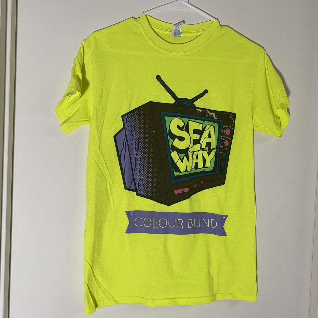 Seaway yellow colourblind tv tee, from MerchNow... | Depop