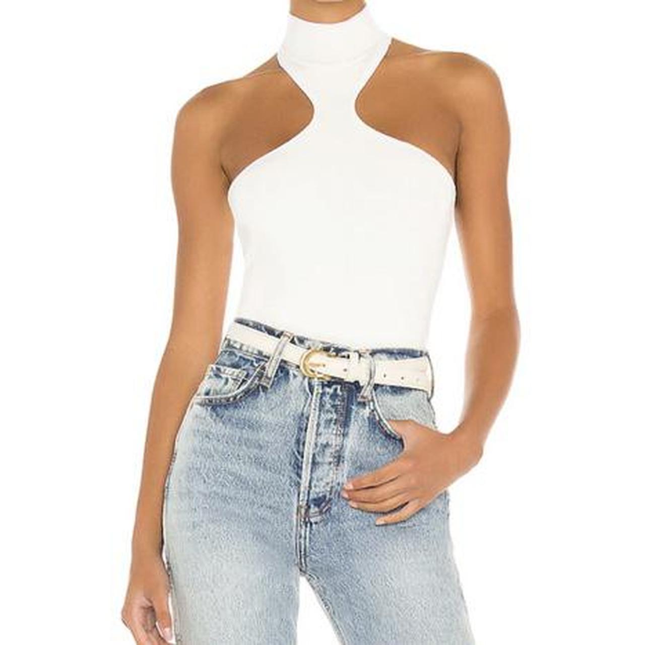 White Halter Bodysuit Ordered from Revolve, only... - Depop