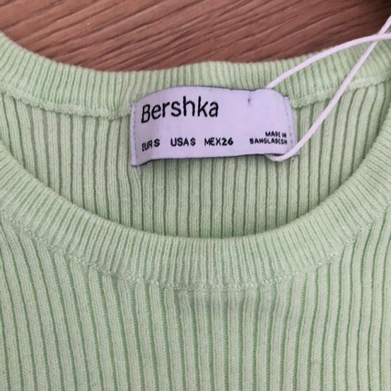 Bershka knit crop top with tie waist, New with tags.... - Depop