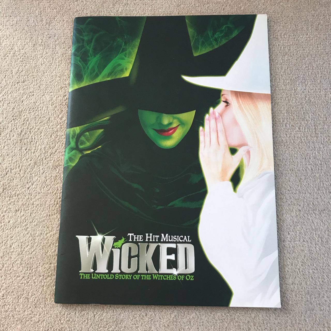 Wicked theatre programme/brochure #theatre... - Depop