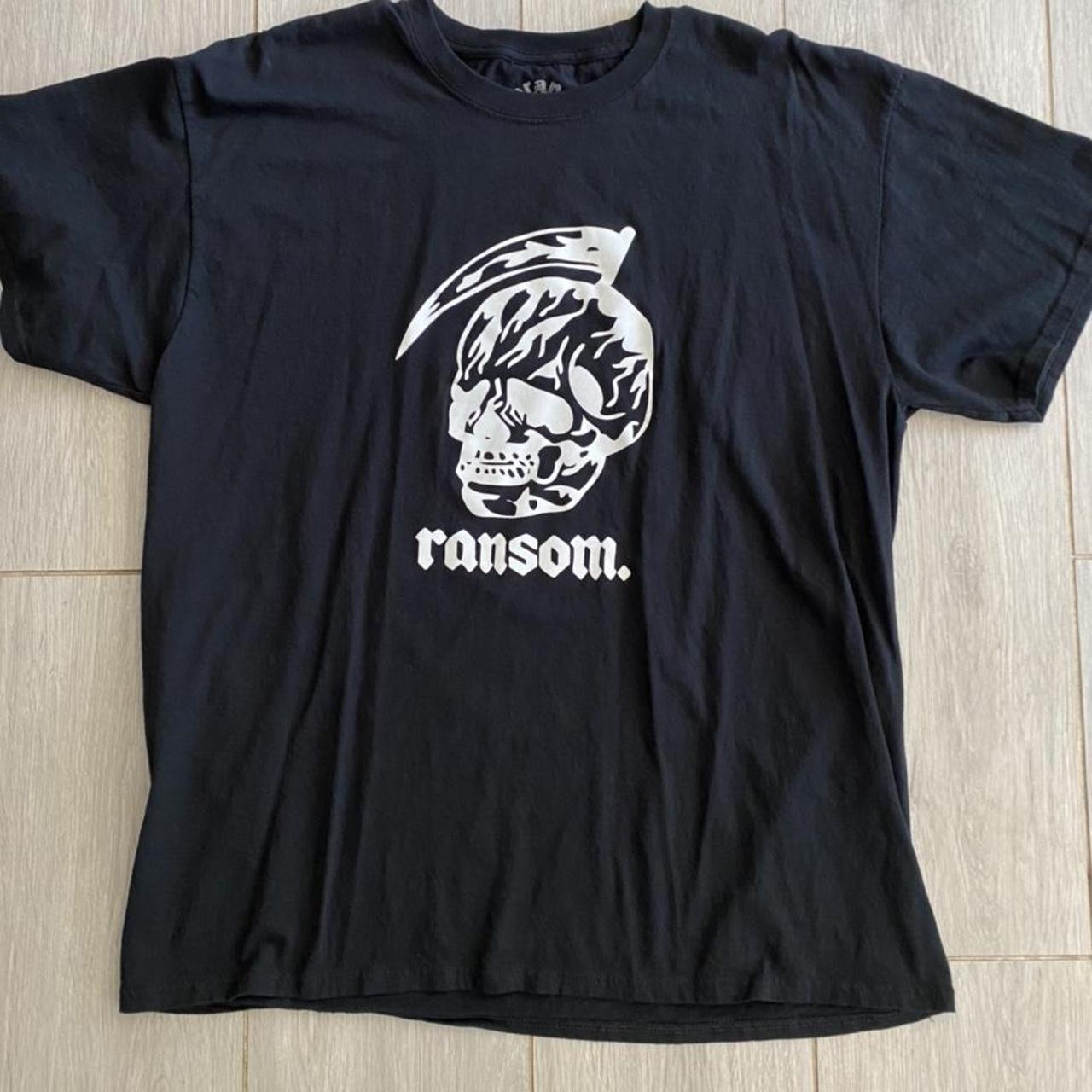 Ransom Skull tee Size XL Brand new tried on Message... - Depop