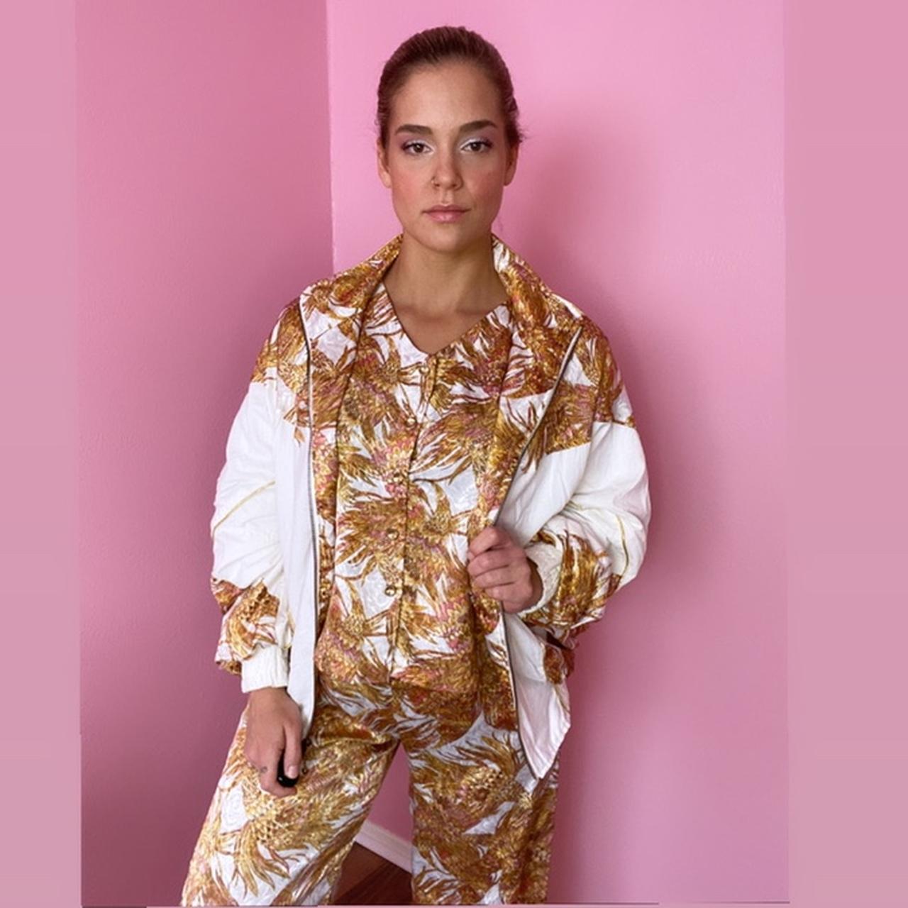 Vintage 3 piece windbreaker set includes pants,... - Depop