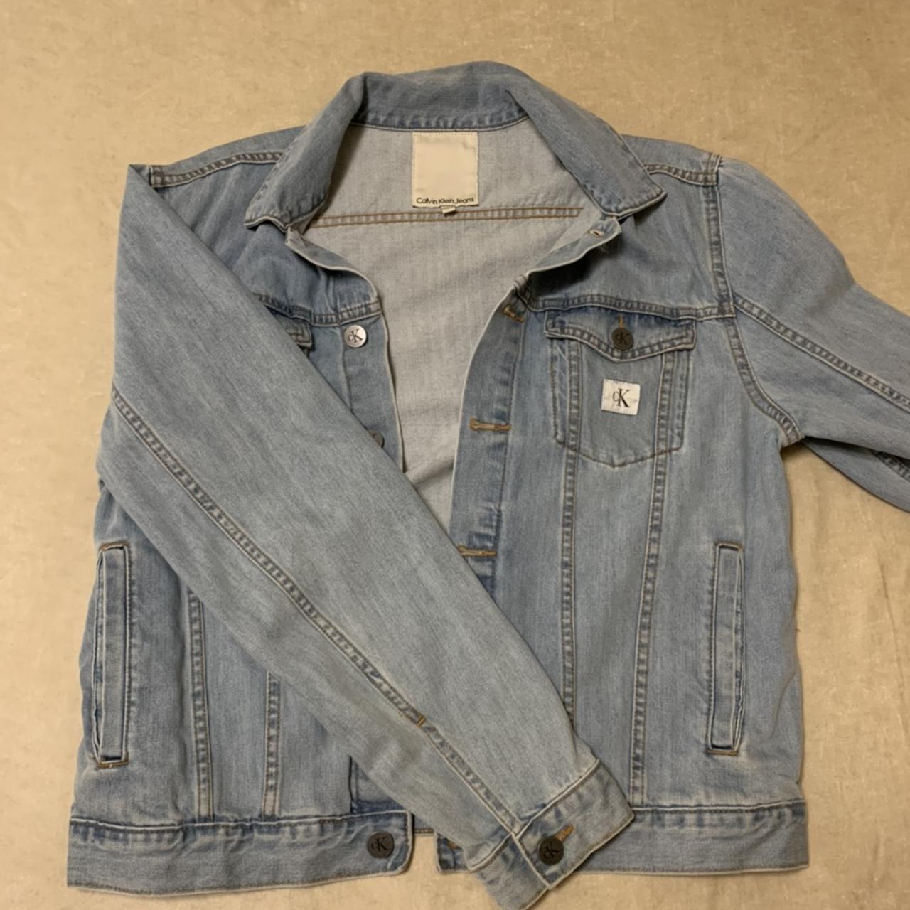 Calvin Klein Men's Blue Jacket | Depop