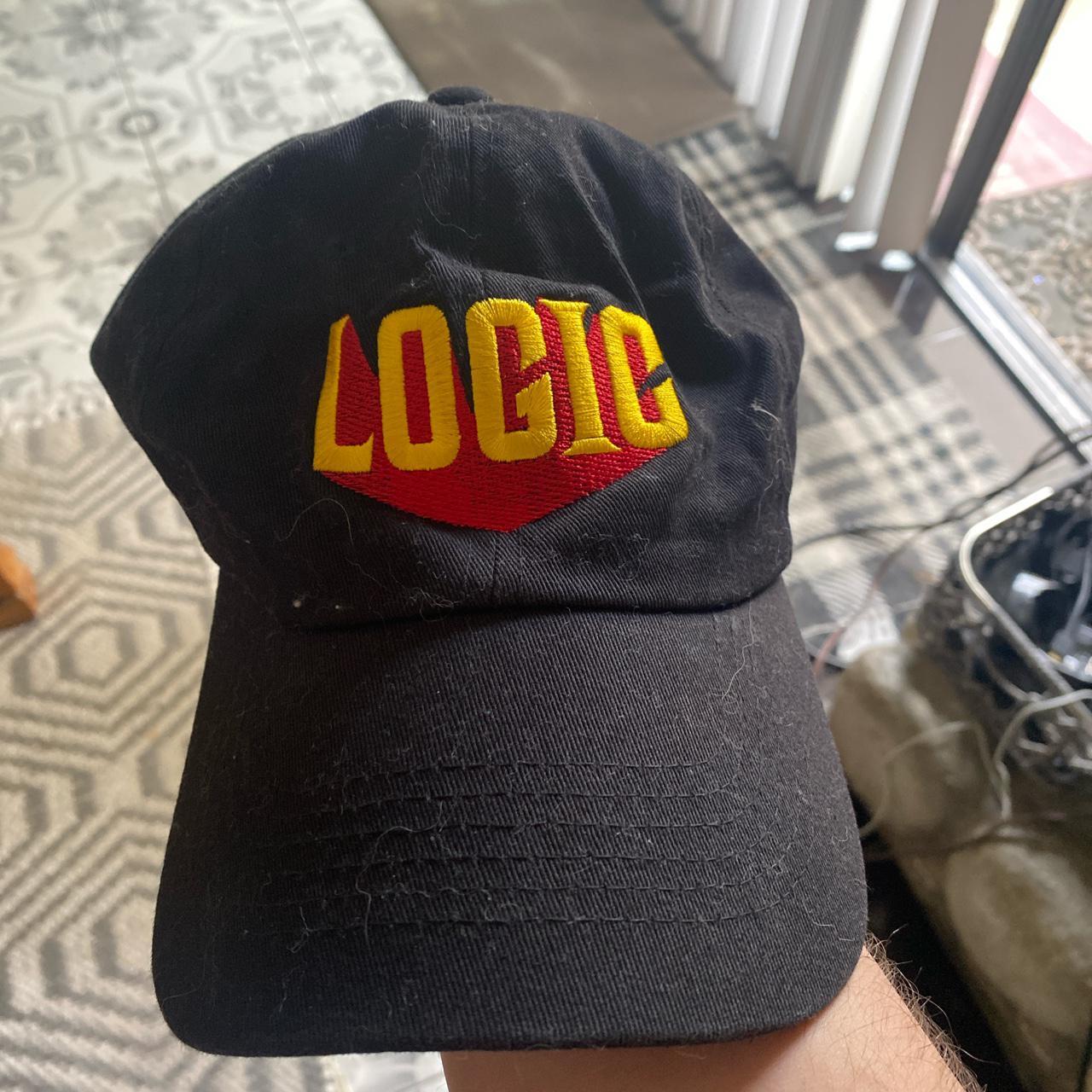 Men's Black and Red Hat | Depop