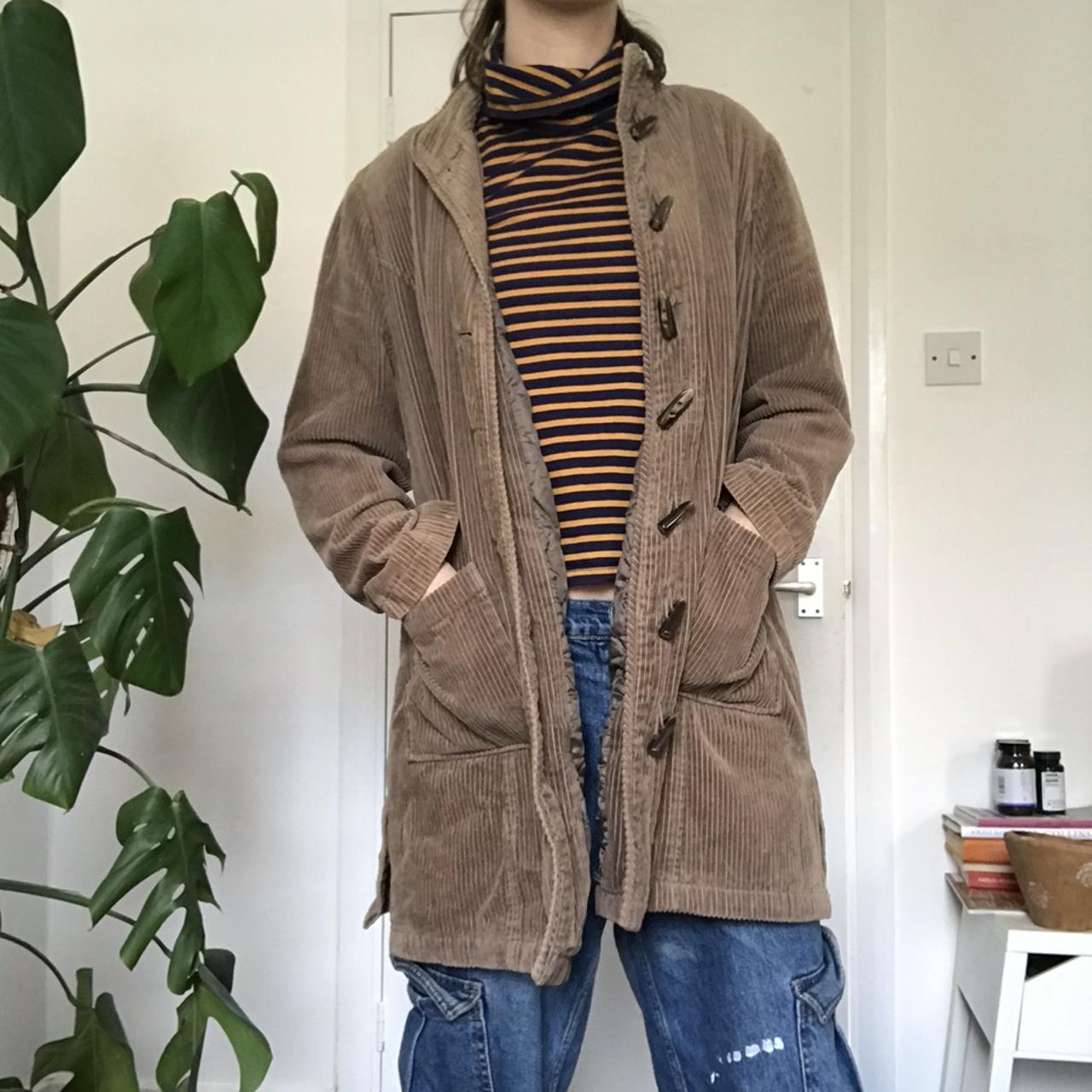 AMAZING brown vintage cord coat, really versatile-... - Depop