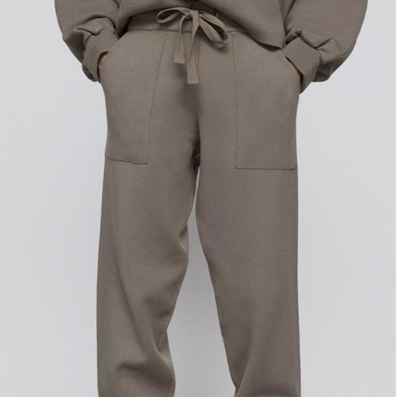 ZARA tracksuit bottoms and jumper Worn- good... - Depop