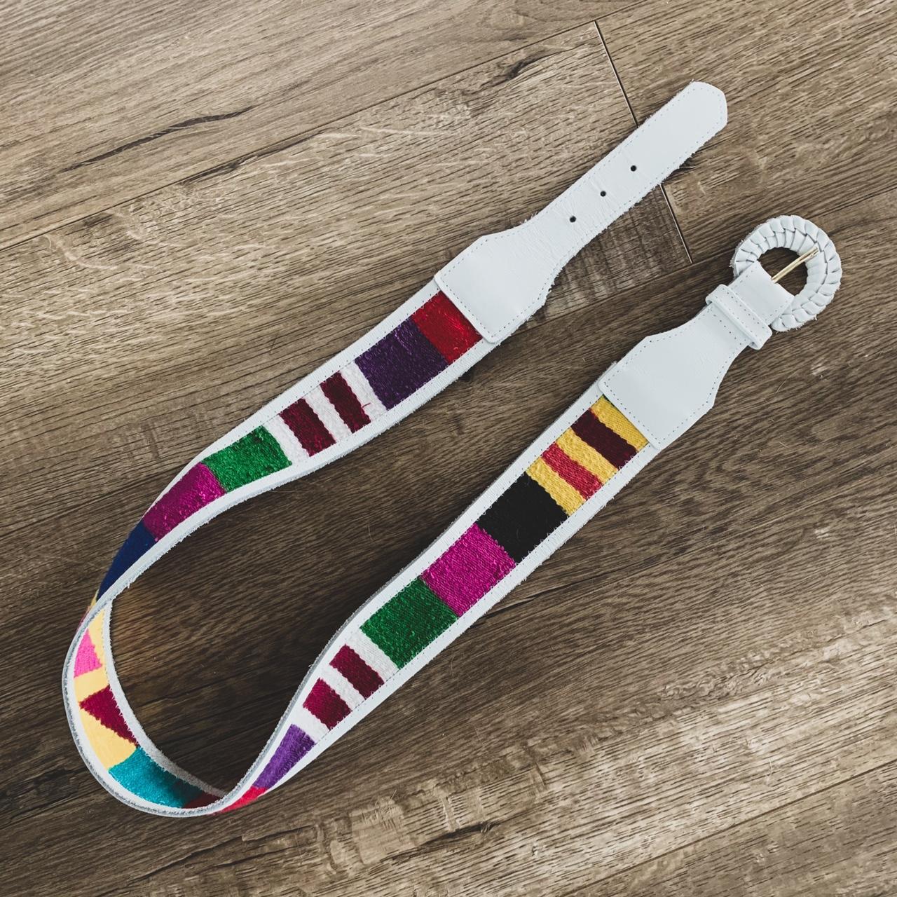 Vintage Belt Beautiful multi colored belt from the... - Depop