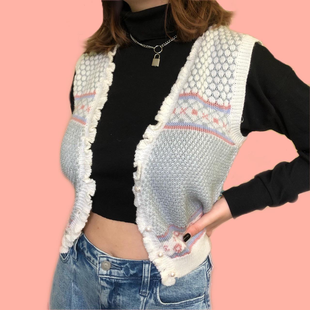 PASTEL RUFFLE VEST 🌷 -Adorable for anyone looking to... - Depop