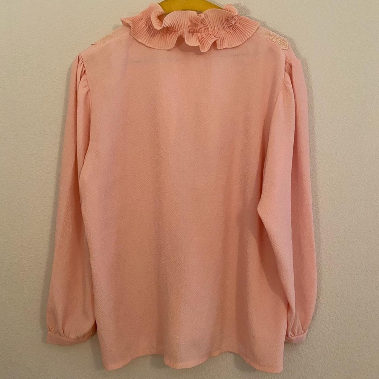 Gorgeous Vintage 1970s Romantic Ruffle Blouse 🕊 In... - Depop