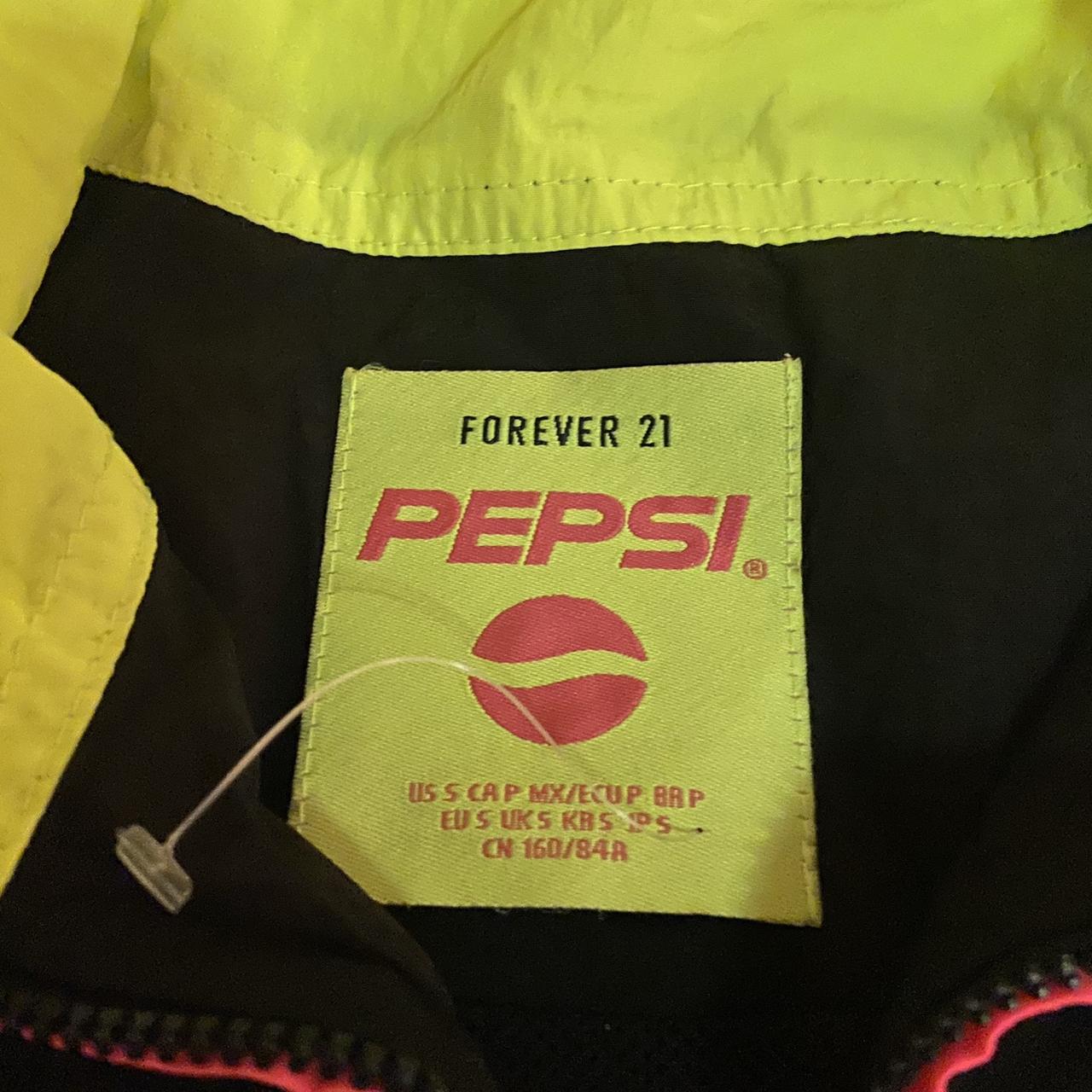 THE PEPSI COLLAB WITH FOREVER 21 HOTPINK/NEON... - Depop