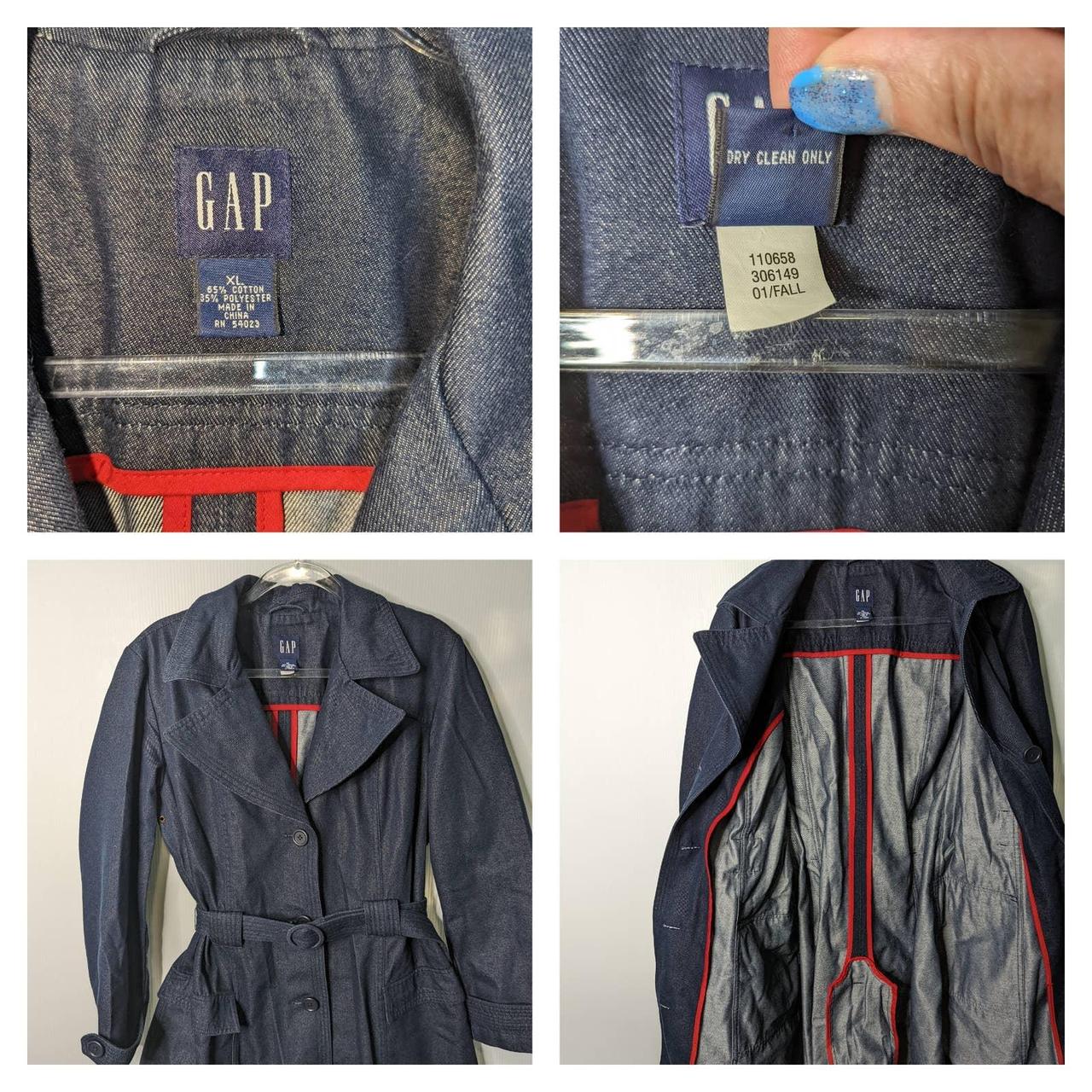 Gap Women's Blue Jacket | Depop