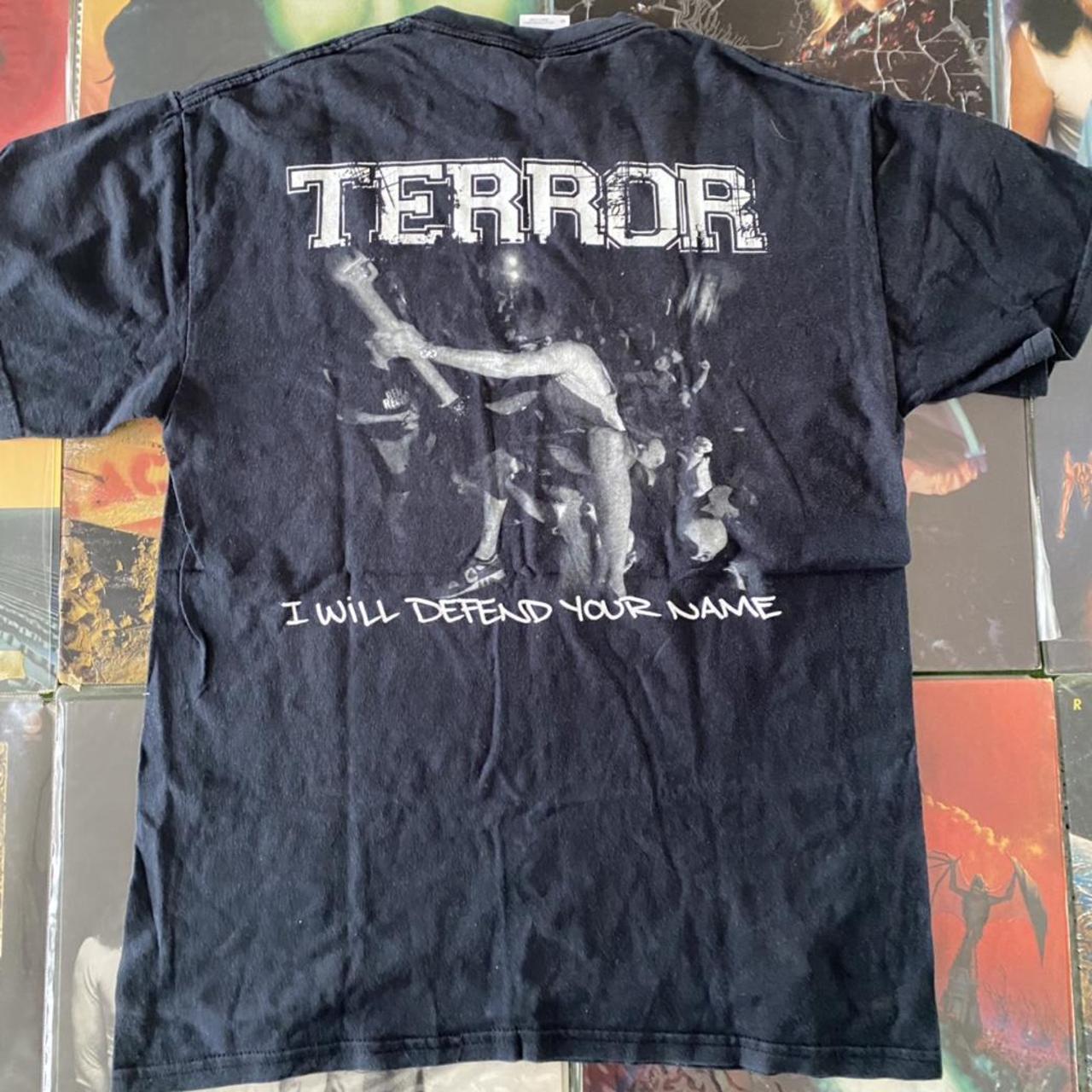 TERROR band tee. 100% cotton Size M Approx... | Depop