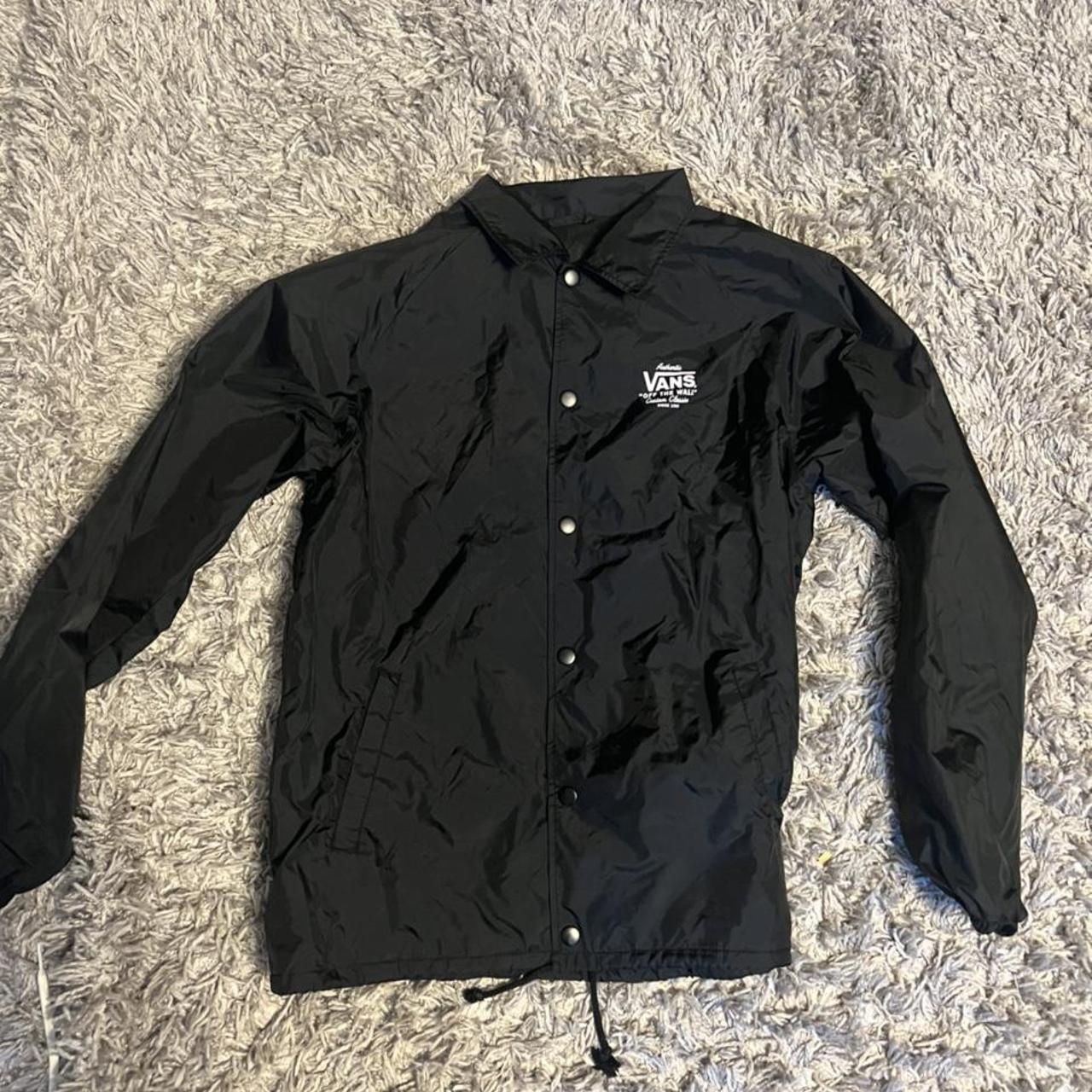 Vans Collared Wind Breaker Never Worn Fits like a... - Depop