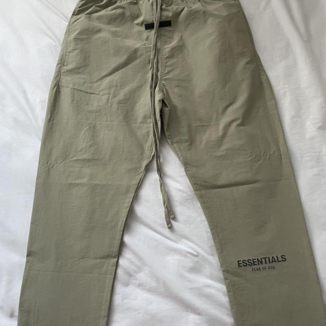 Essentials Green Track Lounge Pants Worn 1x Fits... - Depop