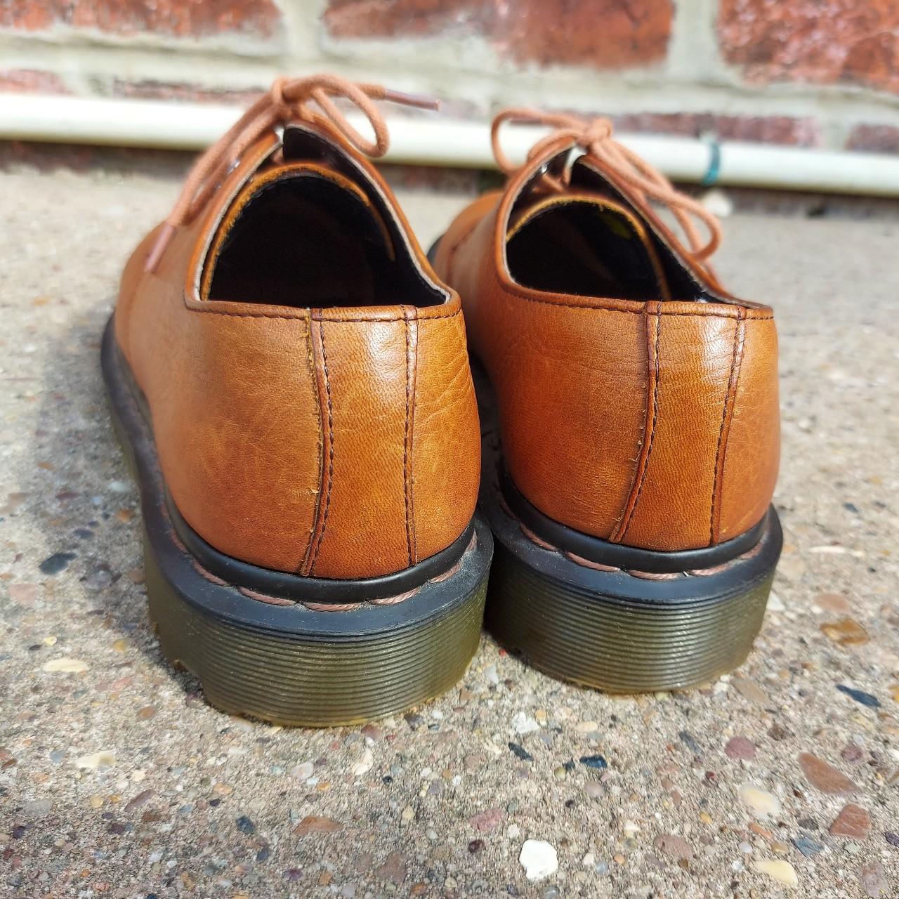 Tan Immanuel 3 hole DR MARTENS shoes. A really... | Depop