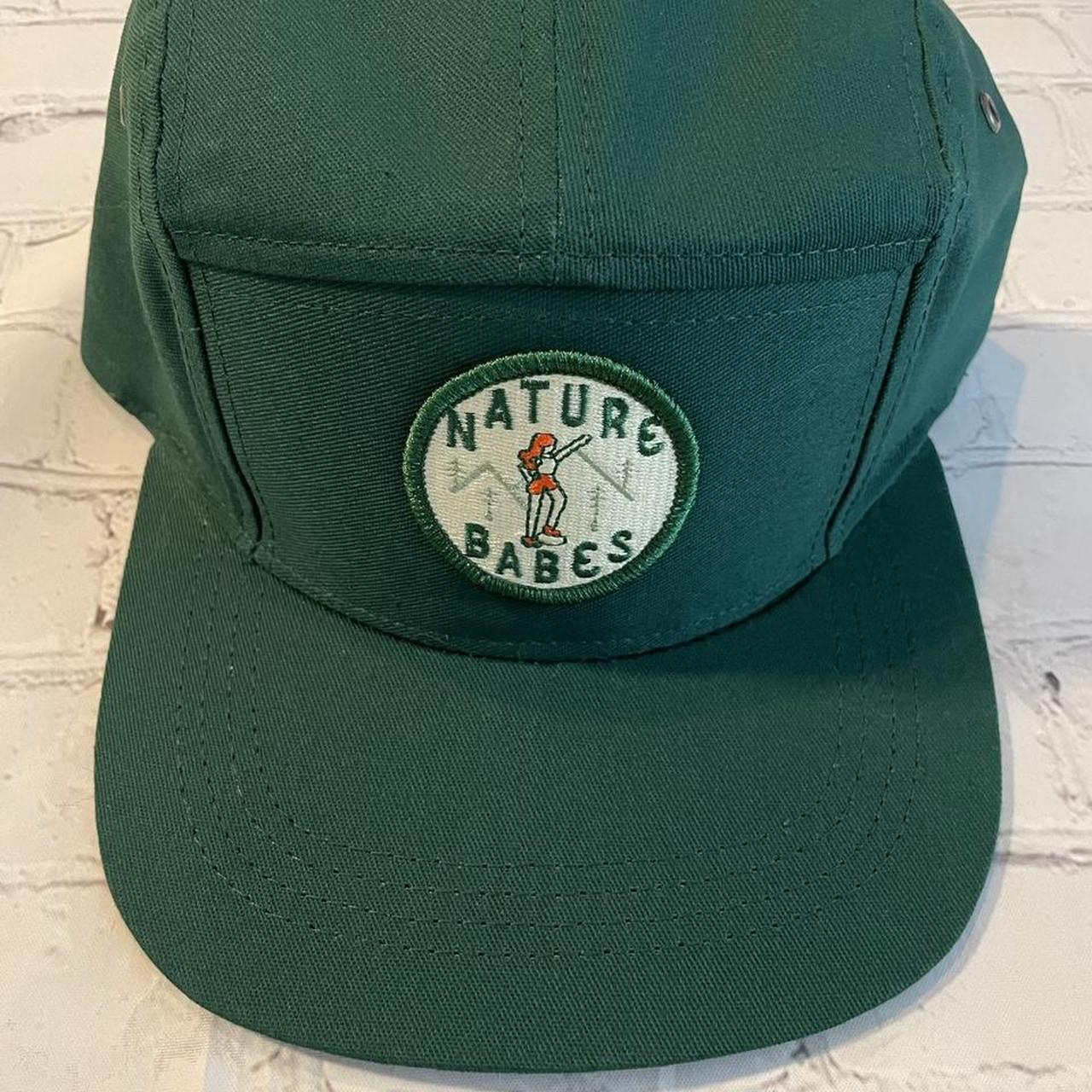 ELLO THERE Nature Babes 5 Panel Outdoor Forest Green... - Depop